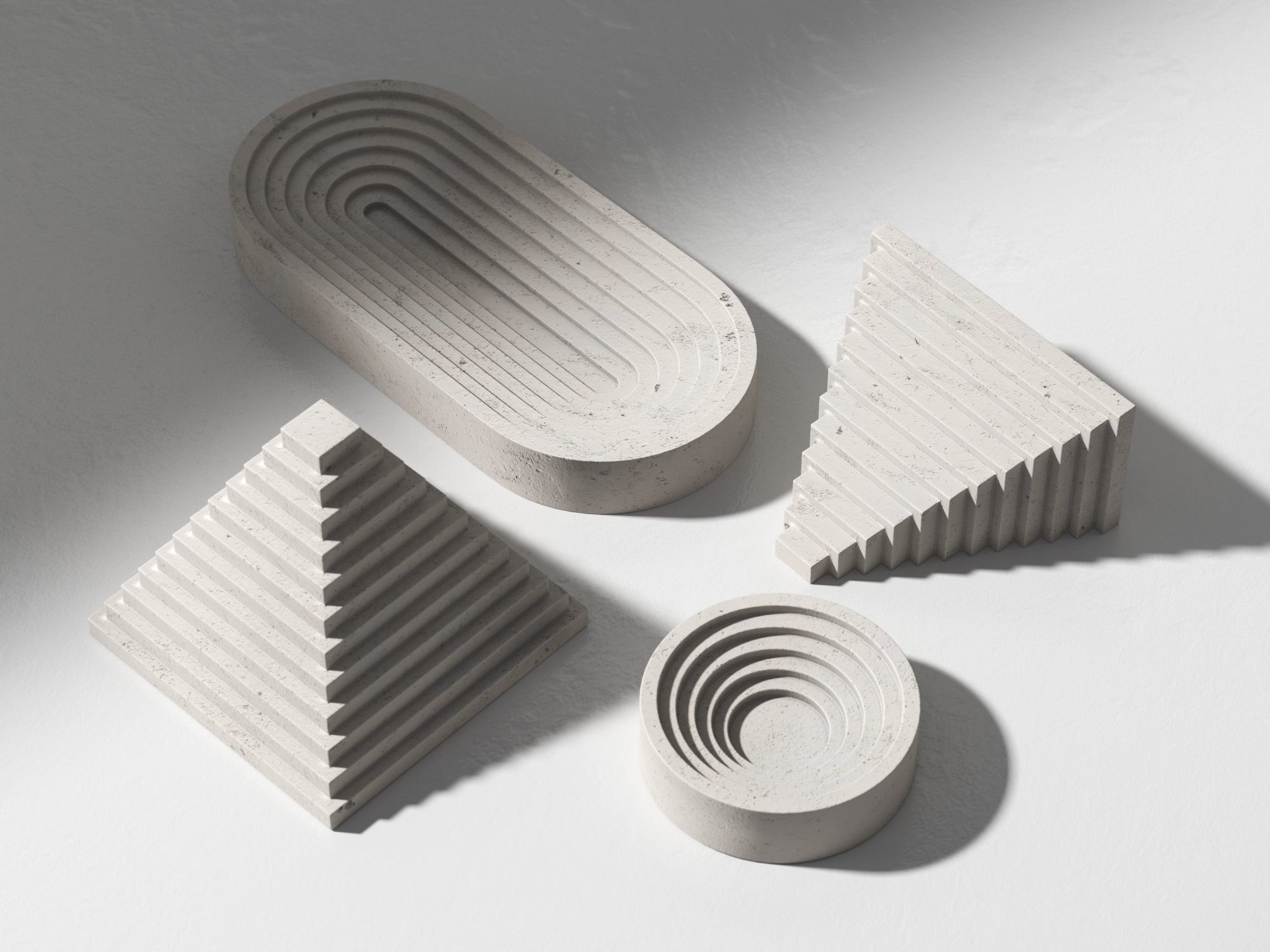 Geometric Tabletop Accessories 3D model | CGTrader