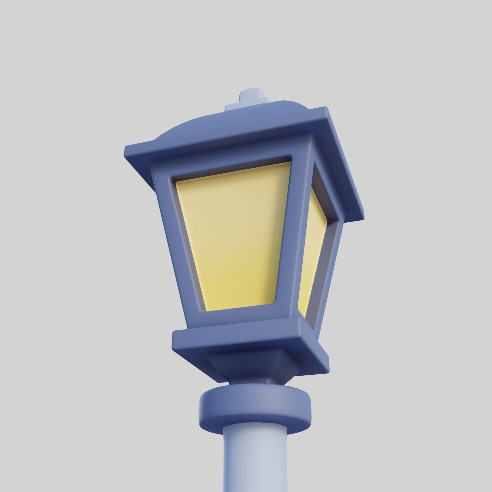 3D model Cartoon Street Light 1 VR / AR / low-poly | CGTrader