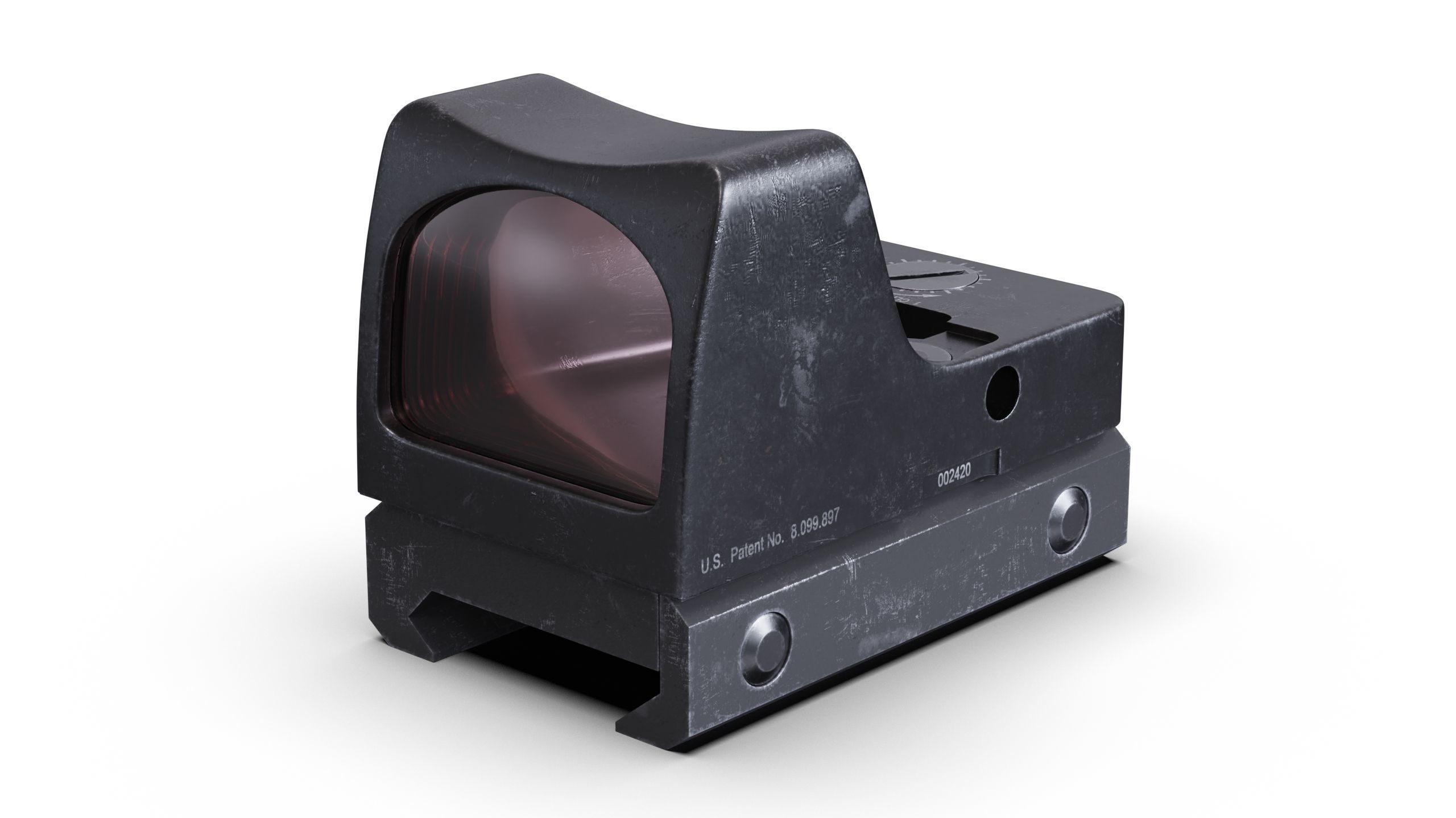 Trijicon RMR Sight 3D model | CGTrader