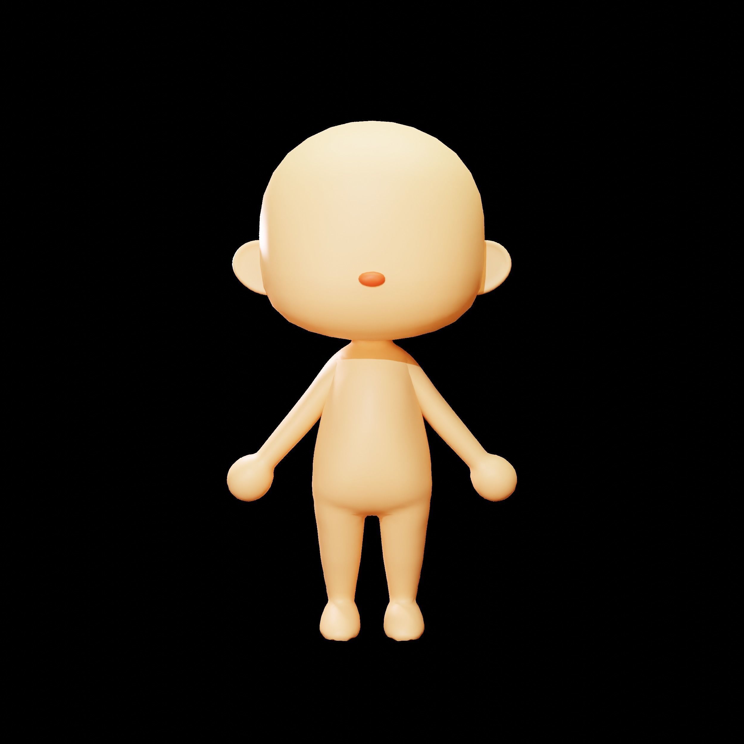 3D model Character Animal Crossing Base VR / AR / low-poly | CGTrader
