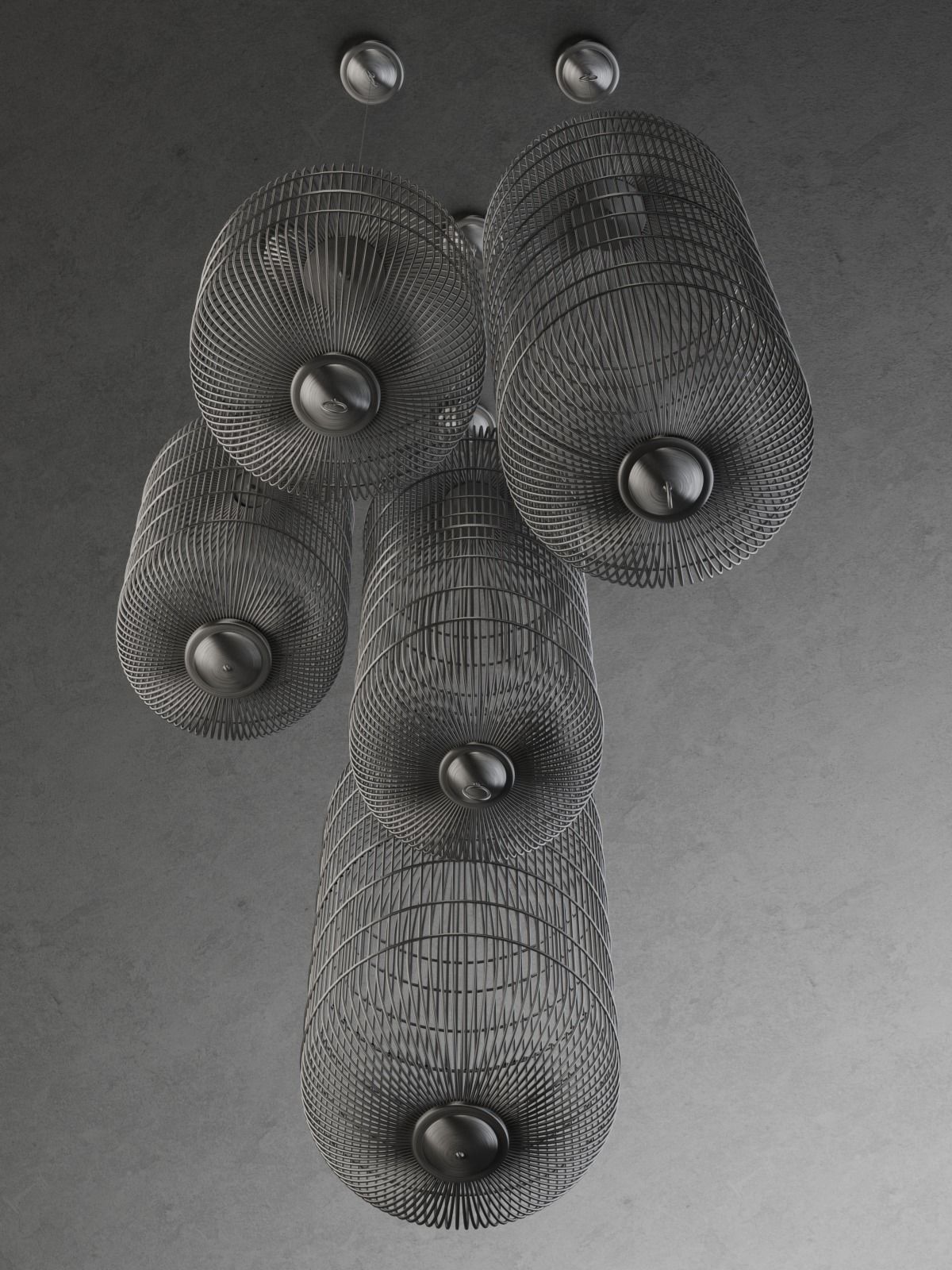 Hanging Bird Cages 3D model | CGTrader