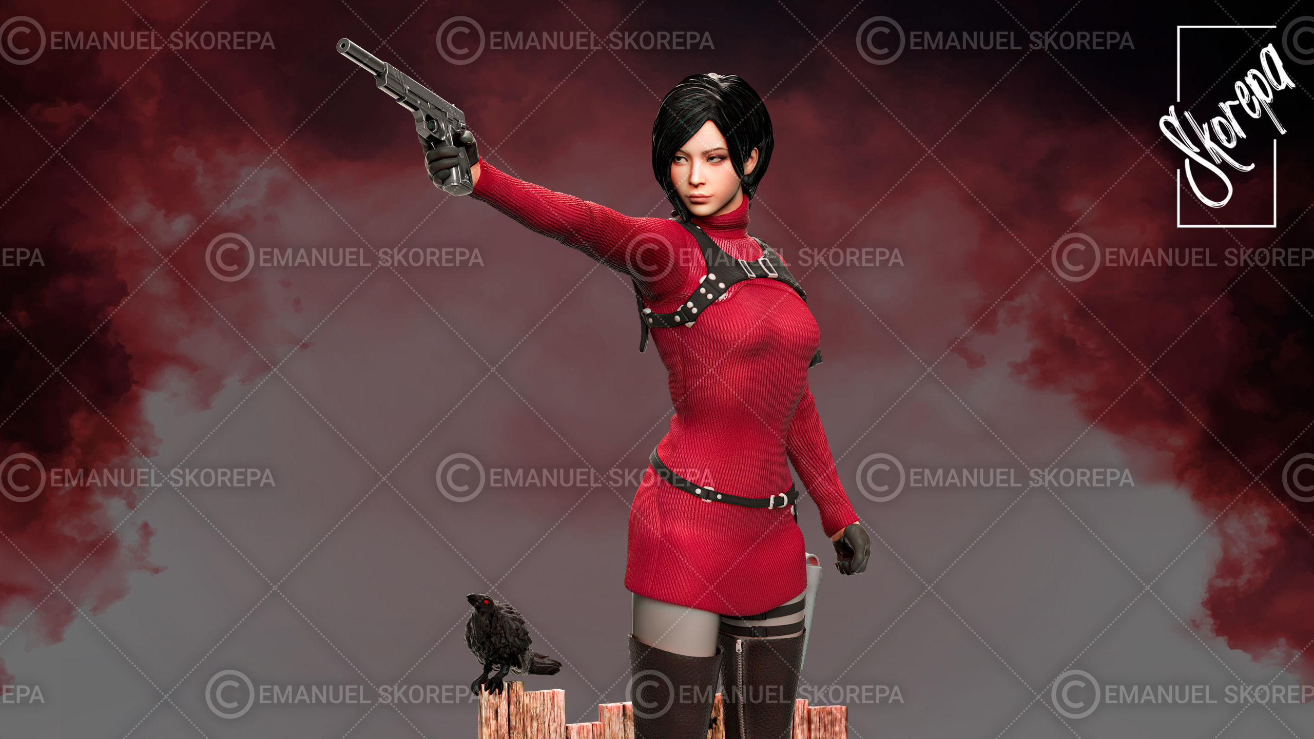 Ada Wong Re4 Remake 3d Model 3d Printable Cgtrader