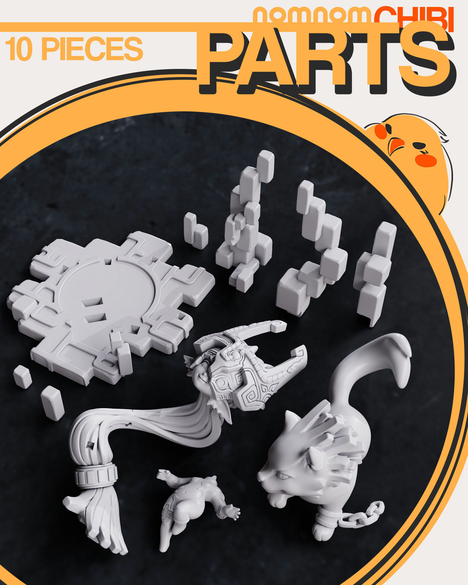 Chibi Midna from Legend of Zelda Twilight Princess 3D model 3D ...