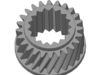 Gear z24 h16 with spline 3D model 3D printable | CGTrader