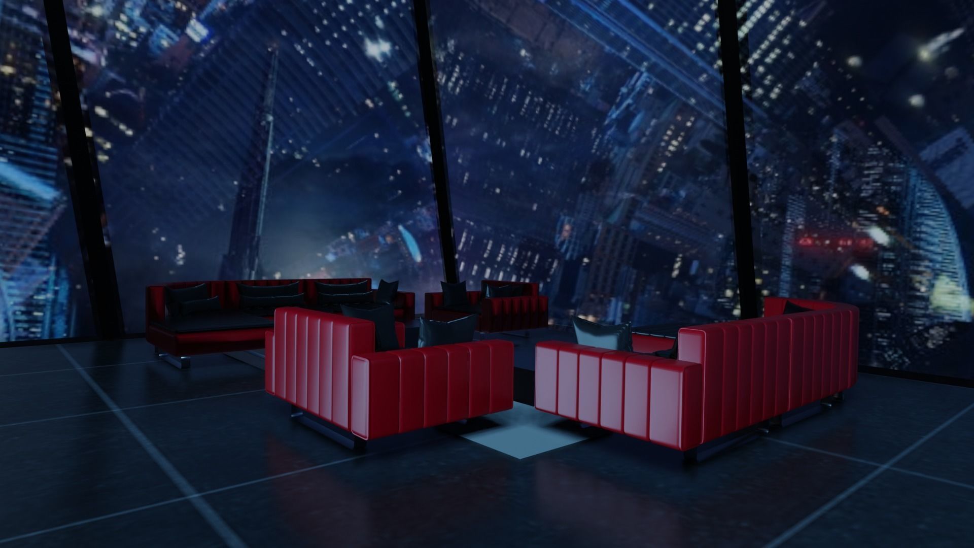 3D model Penthouse full with interiors - VR world VR / AR / low-poly | CGTrader