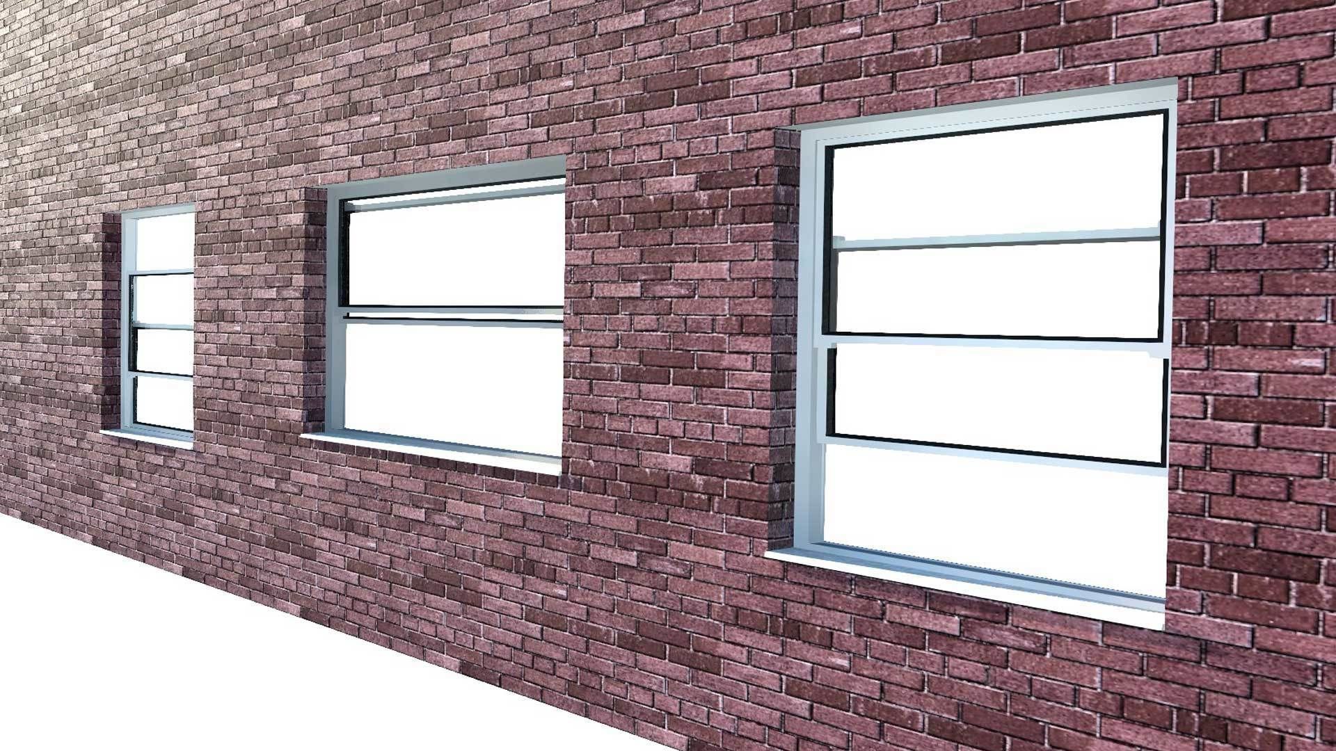 Double Hung Vertical Slide Window 3D model | CGTrader