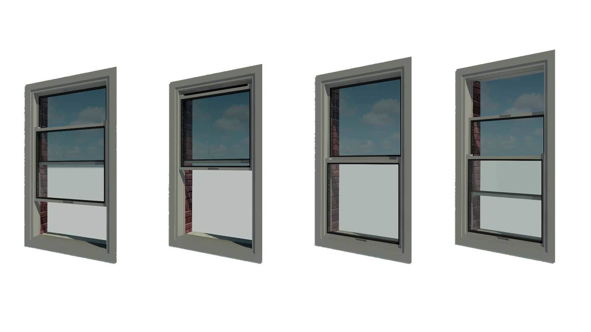 Double Hung Vertical Slide Window 3D model | CGTrader
