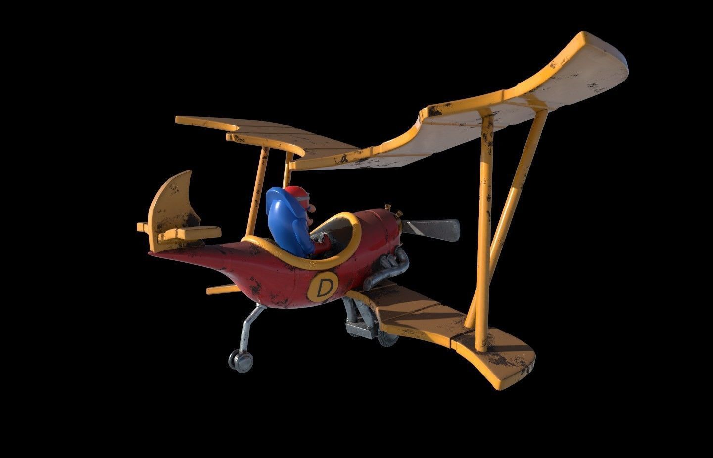 Wacky Racers Hanna Barbara 3D DIGITAL DOWNLOAD FILE 3D model 3D ...