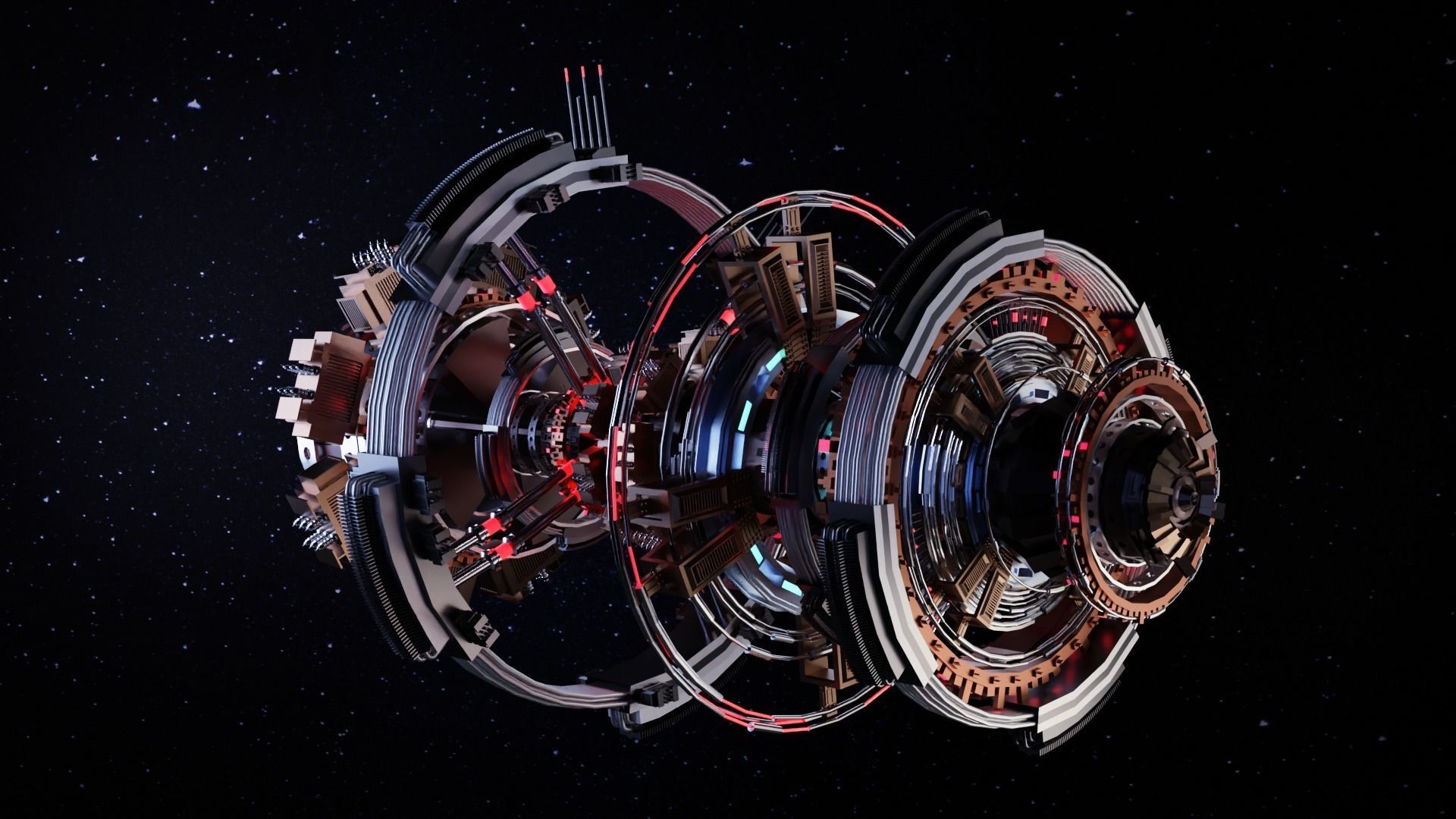 Alien Spaceship 3D model | CGTrader