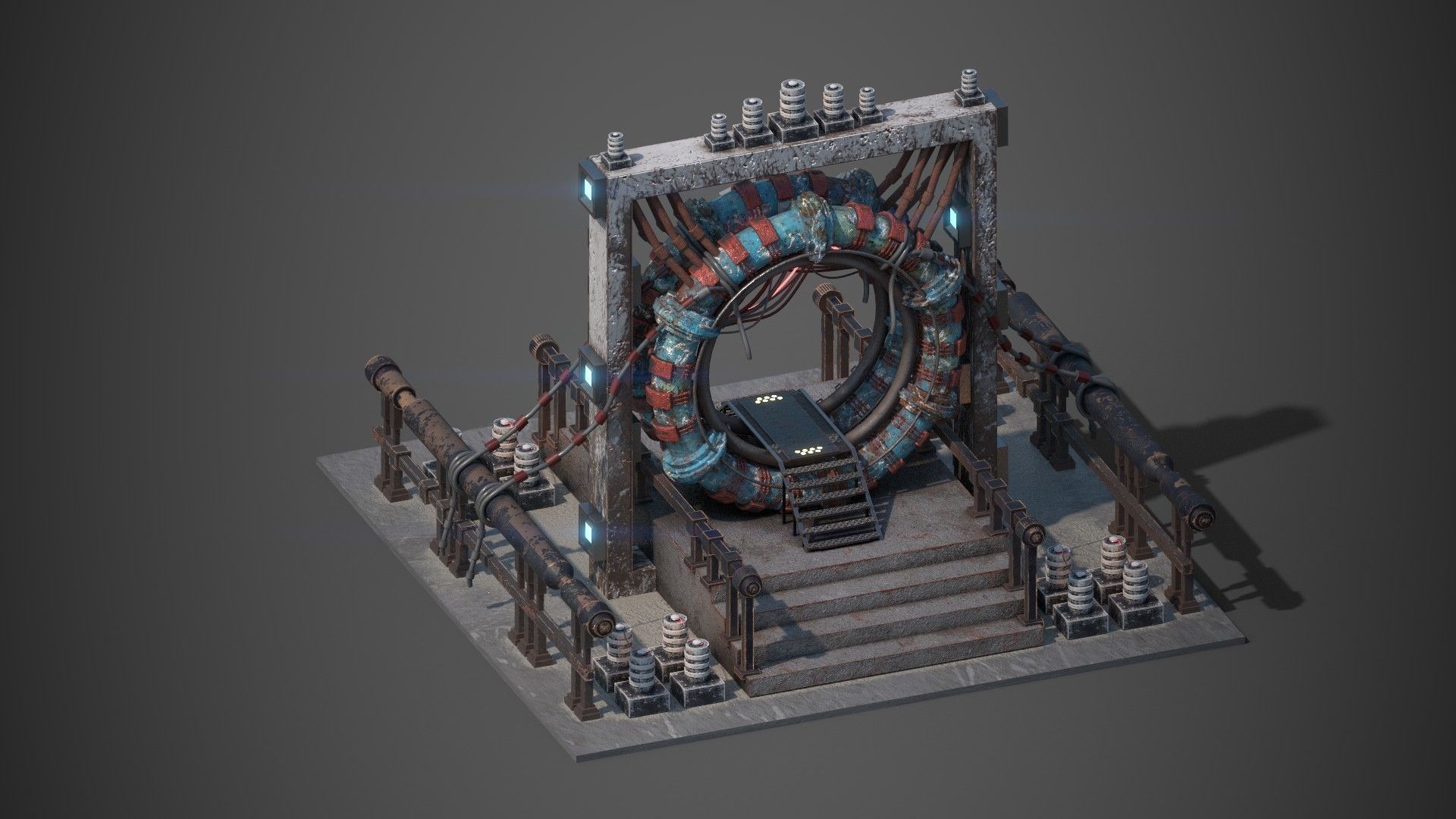 World portal 3D model | CGTrader
