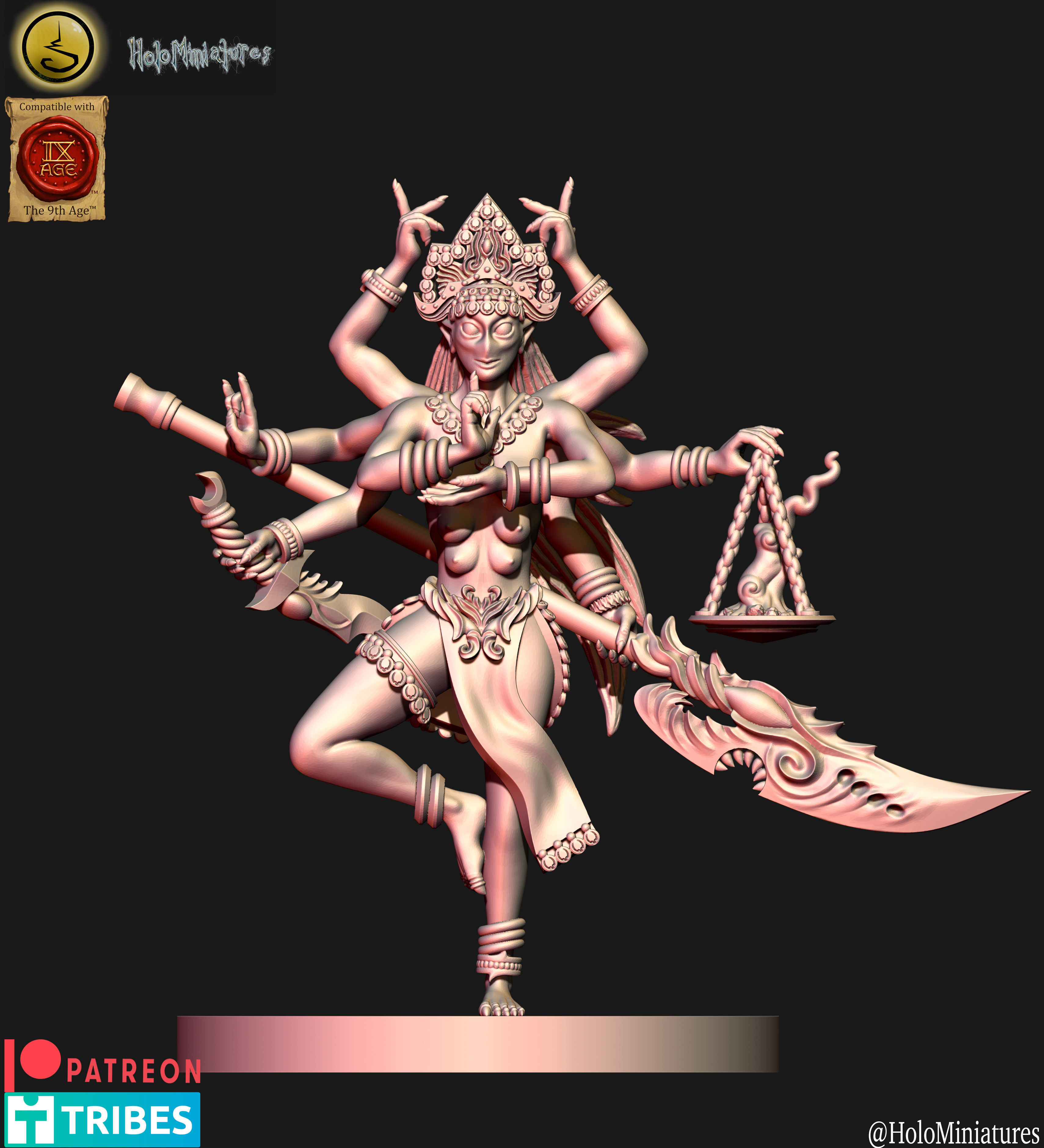 Daemons of lust succubi 2 3D model 3D printable | CGTrader