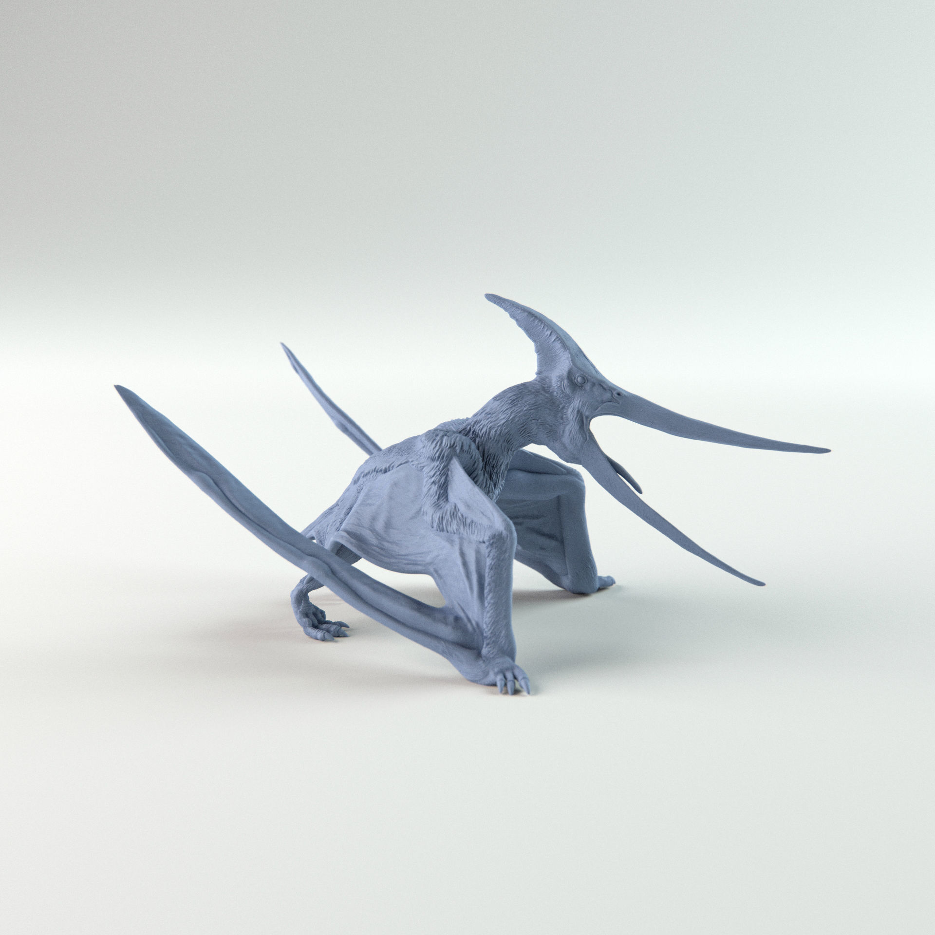 Pteranodon angry 1-35 scale pre-supported 3D model 3D printable | CGTrader