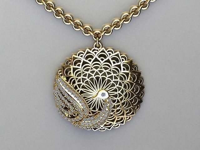 pendant jewelry 3D model 3D printable | CGTrader