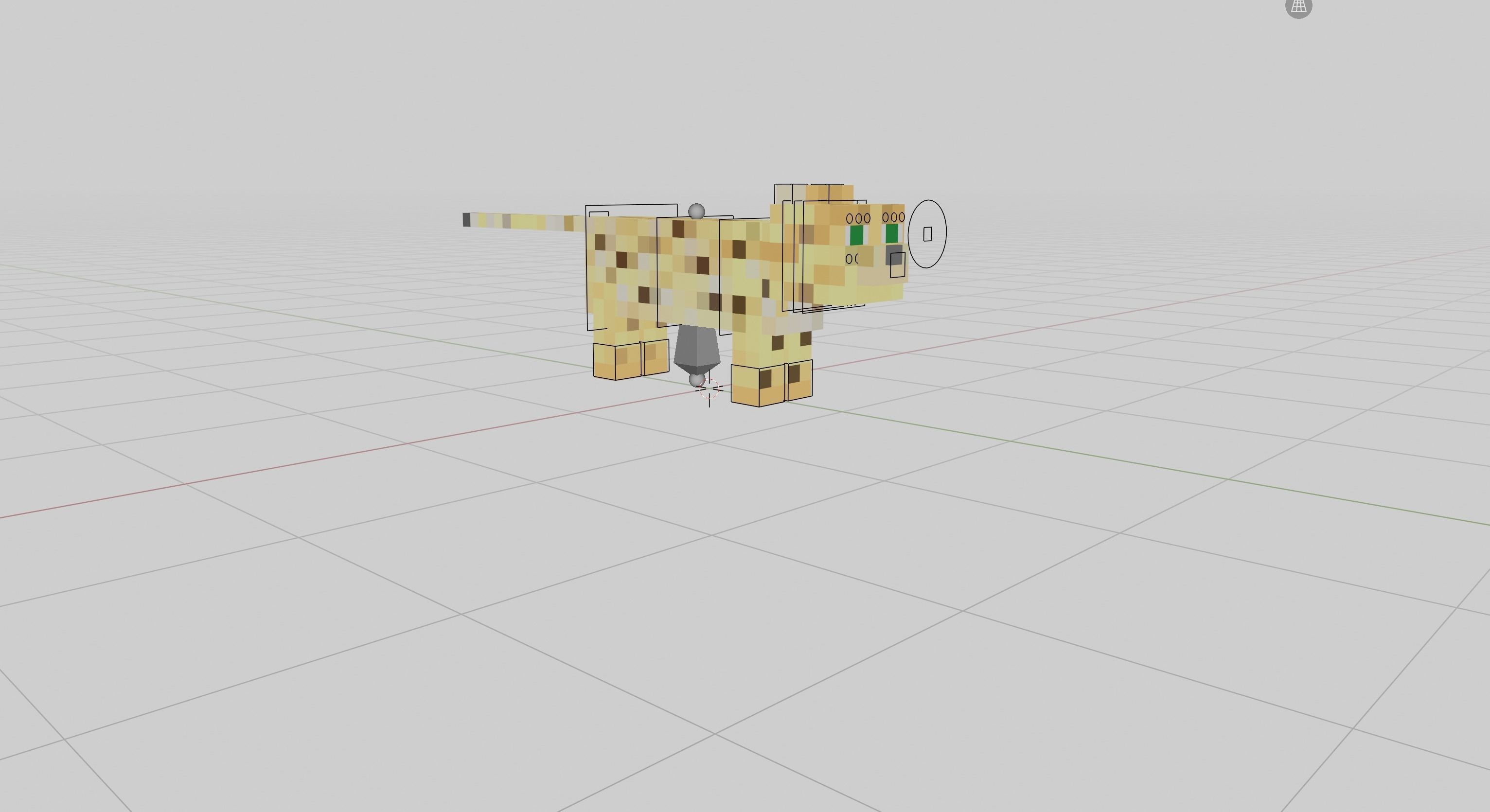 3D model Minecraft Ocelot VR / AR / low-poly | CGTrader