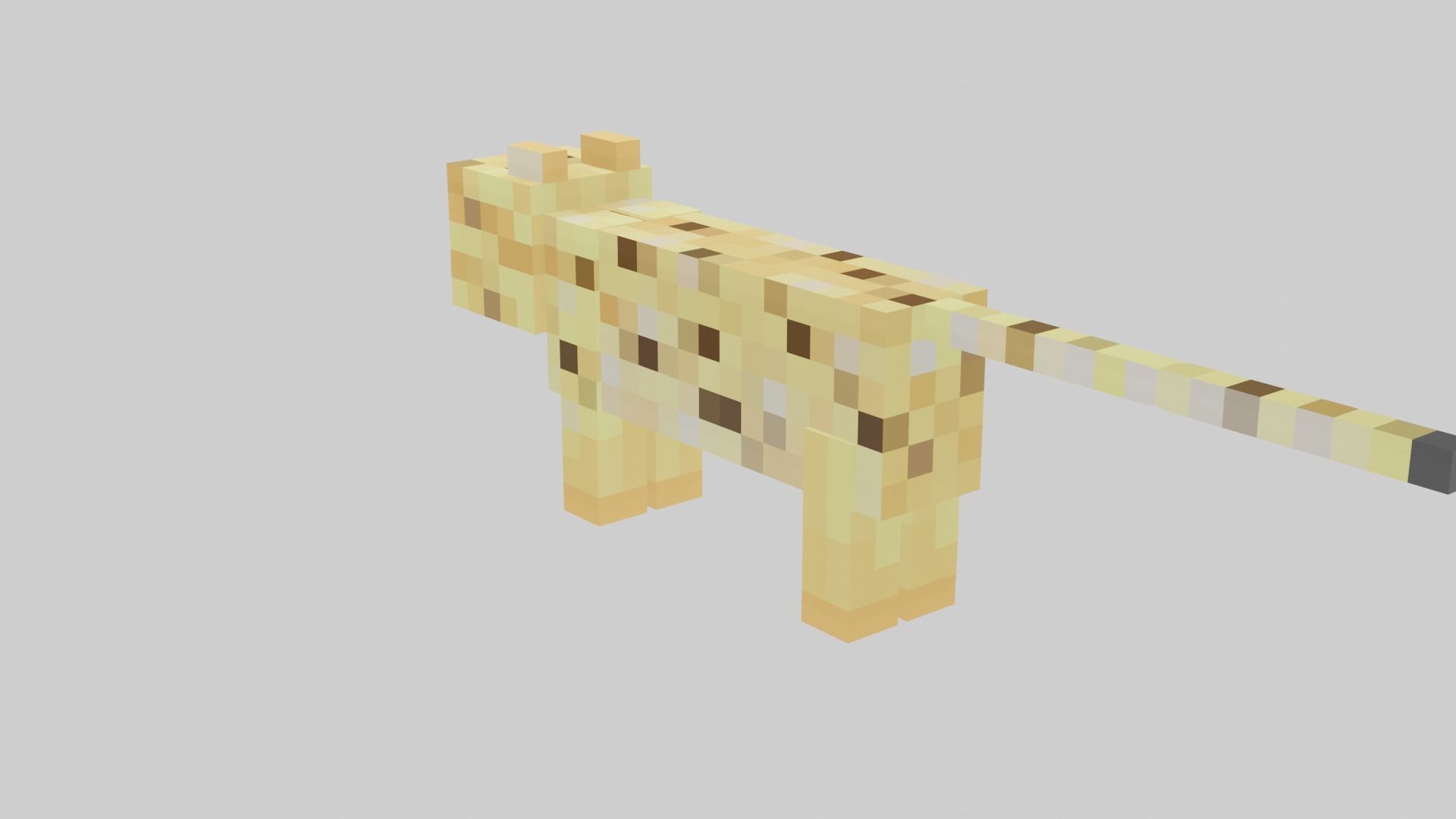 3D model Minecraft Ocelot VR / AR / low-poly | CGTrader