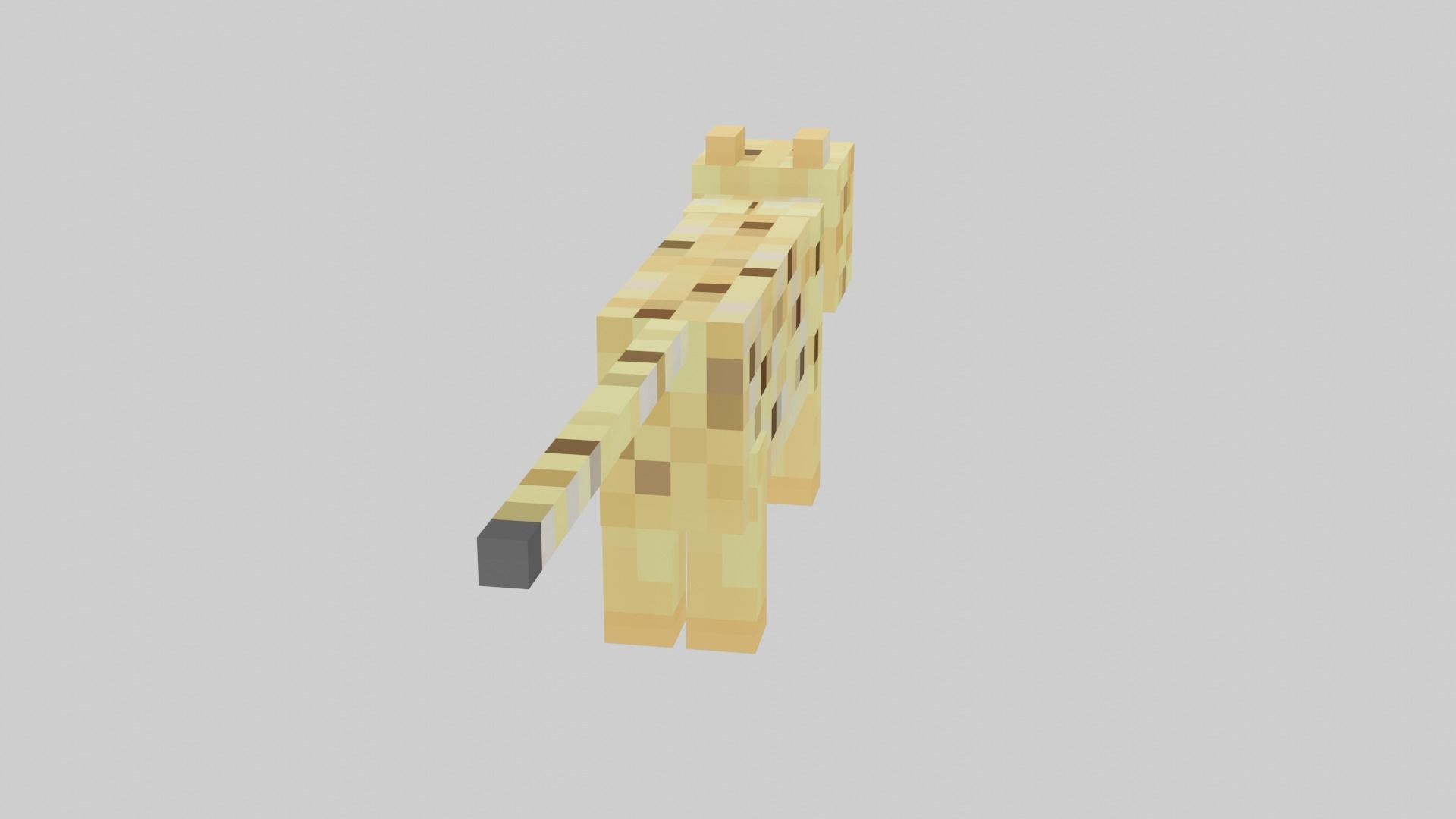3D model Minecraft Ocelot VR / AR / low-poly | CGTrader