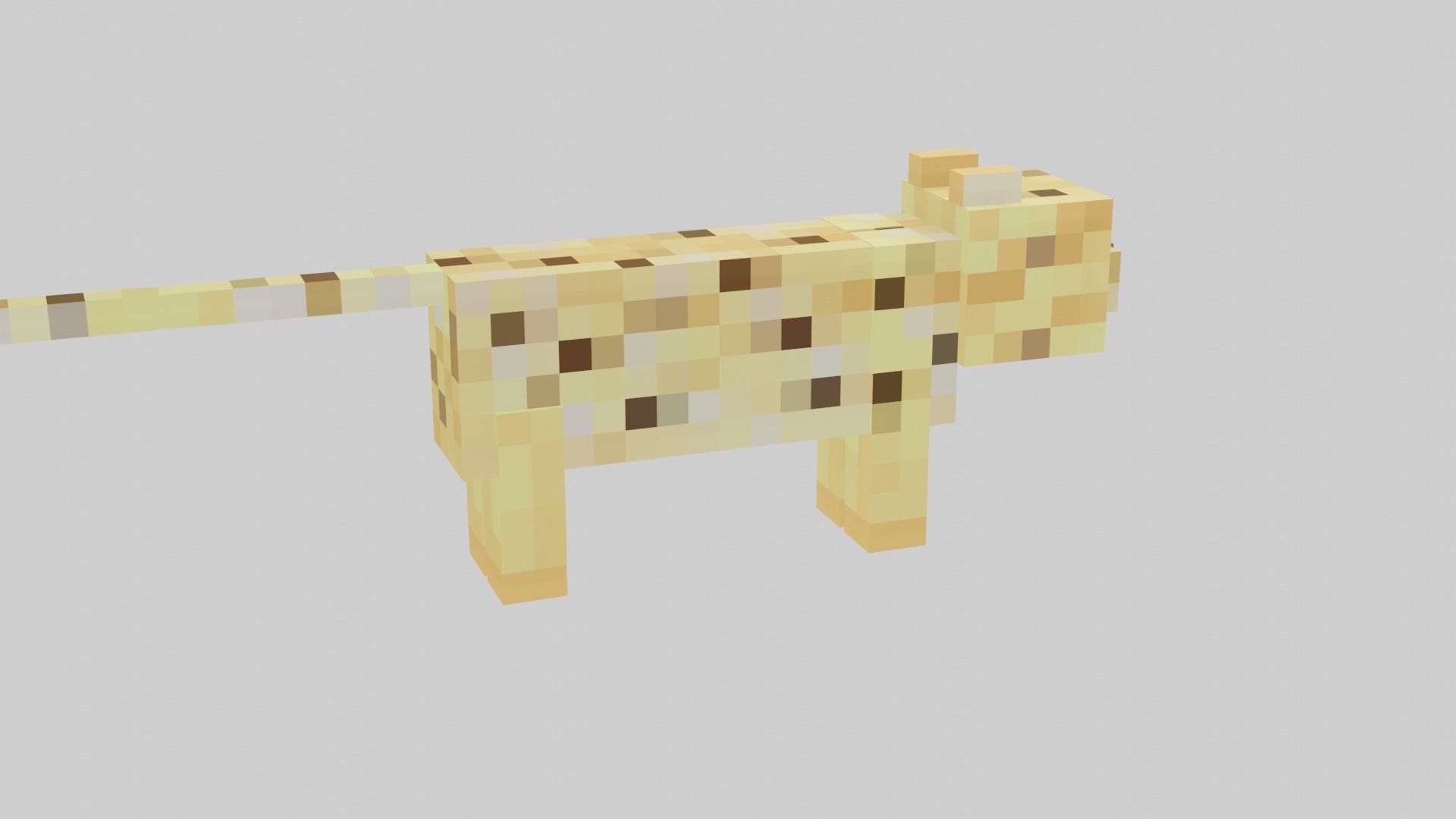 3D model Minecraft Ocelot VR / AR / low-poly | CGTrader