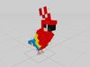 3D model Minecraft Parrot VR / AR / low-poly | CGTrader
