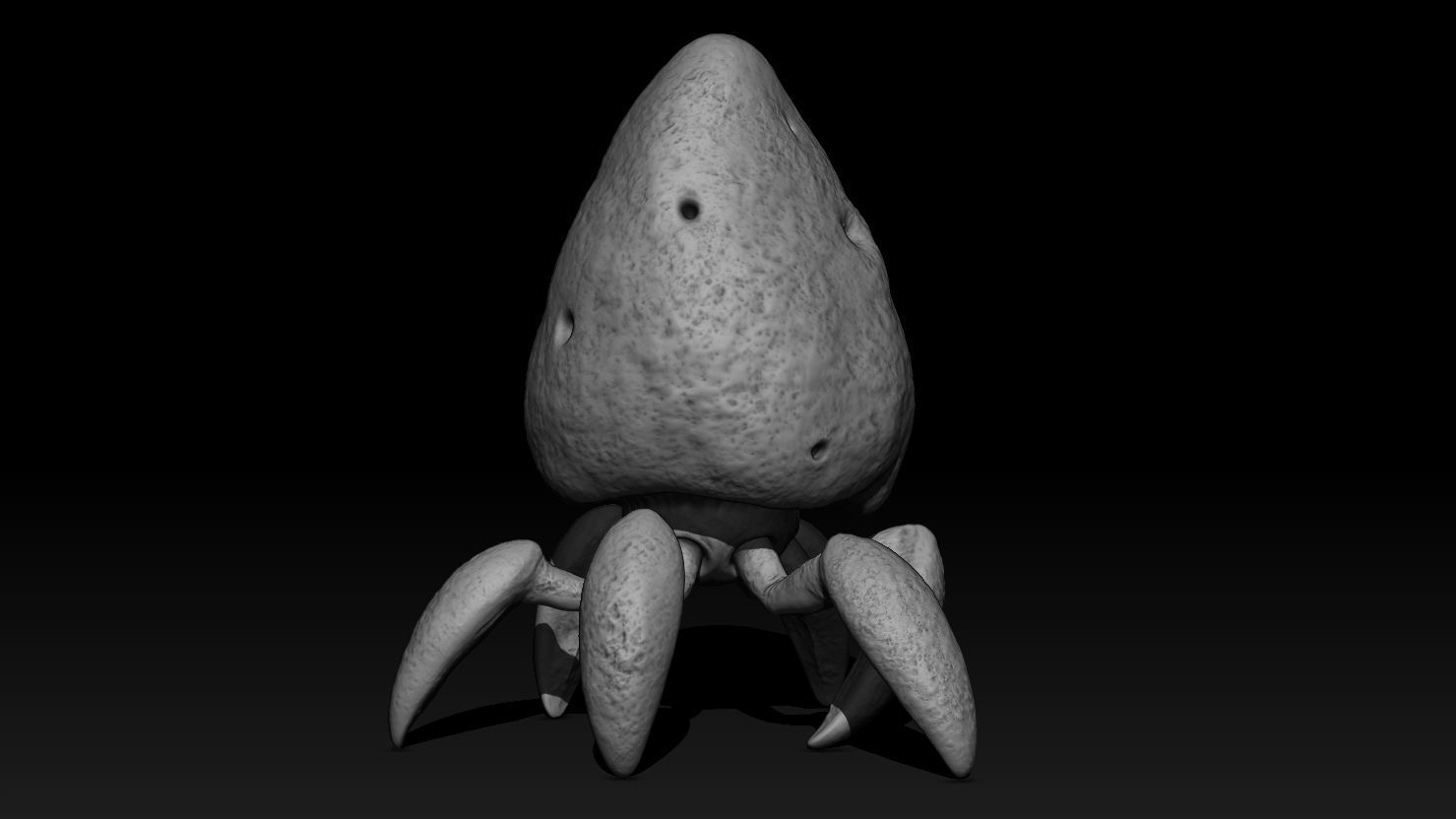 3D PRINTABLE CRAB ROCK CONIC AND SORGAN FROG CROUCH MANDALORIAN 3D ...