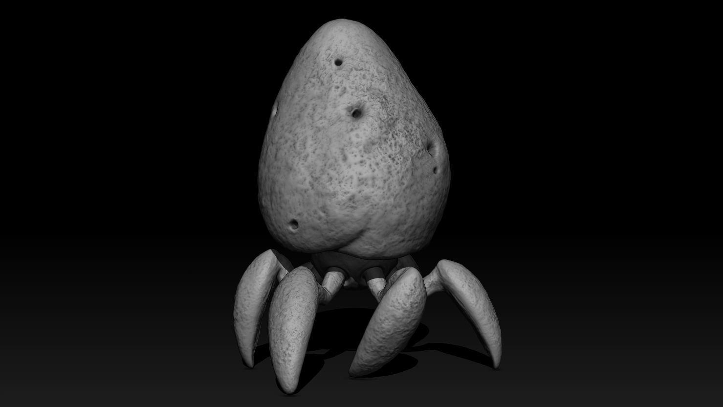 3D PRINTABLE CRAB ROCK CONIC AND SORGAN FROG CROUCH MANDALORIAN 3D ...