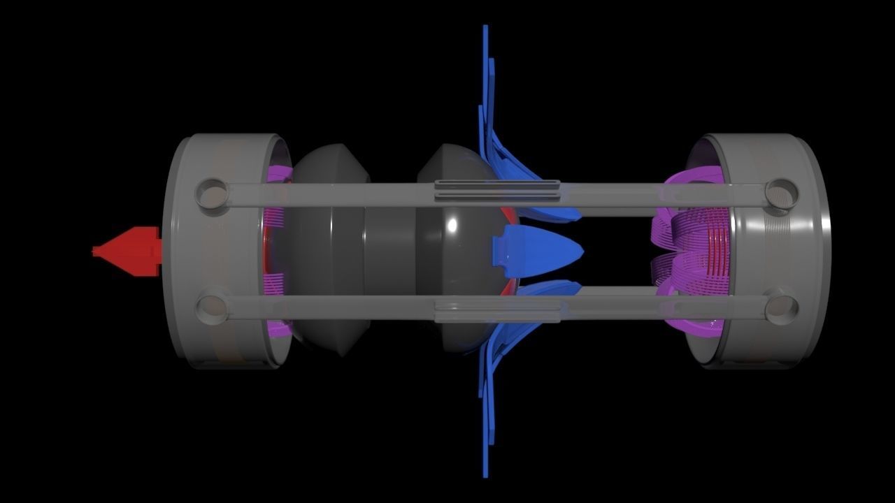 Bi-Linear - Dual Chamber Compressor - Magnetic Spring - Concept 3D ...