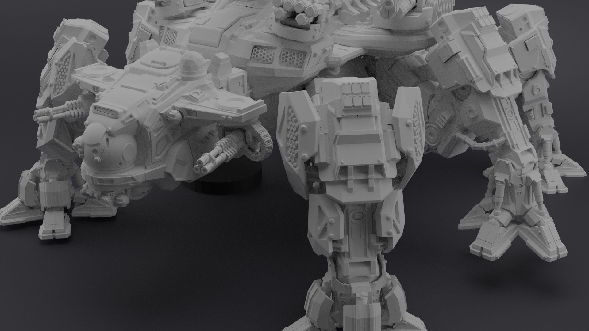 Inyathi Spider Tank 3D model 3D printable | CGTrader