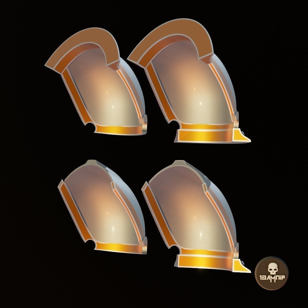 Custom Mandalorian Shoulder armor 3D model 3D printable | CGTrader