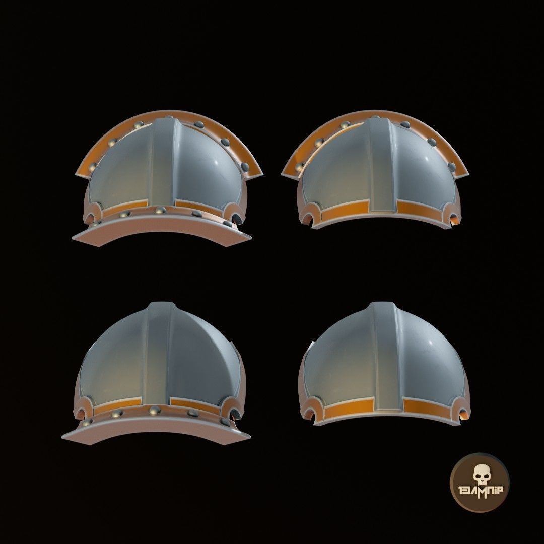 Custom Mandalorian Shoulder armor 3D model 3D printable | CGTrader