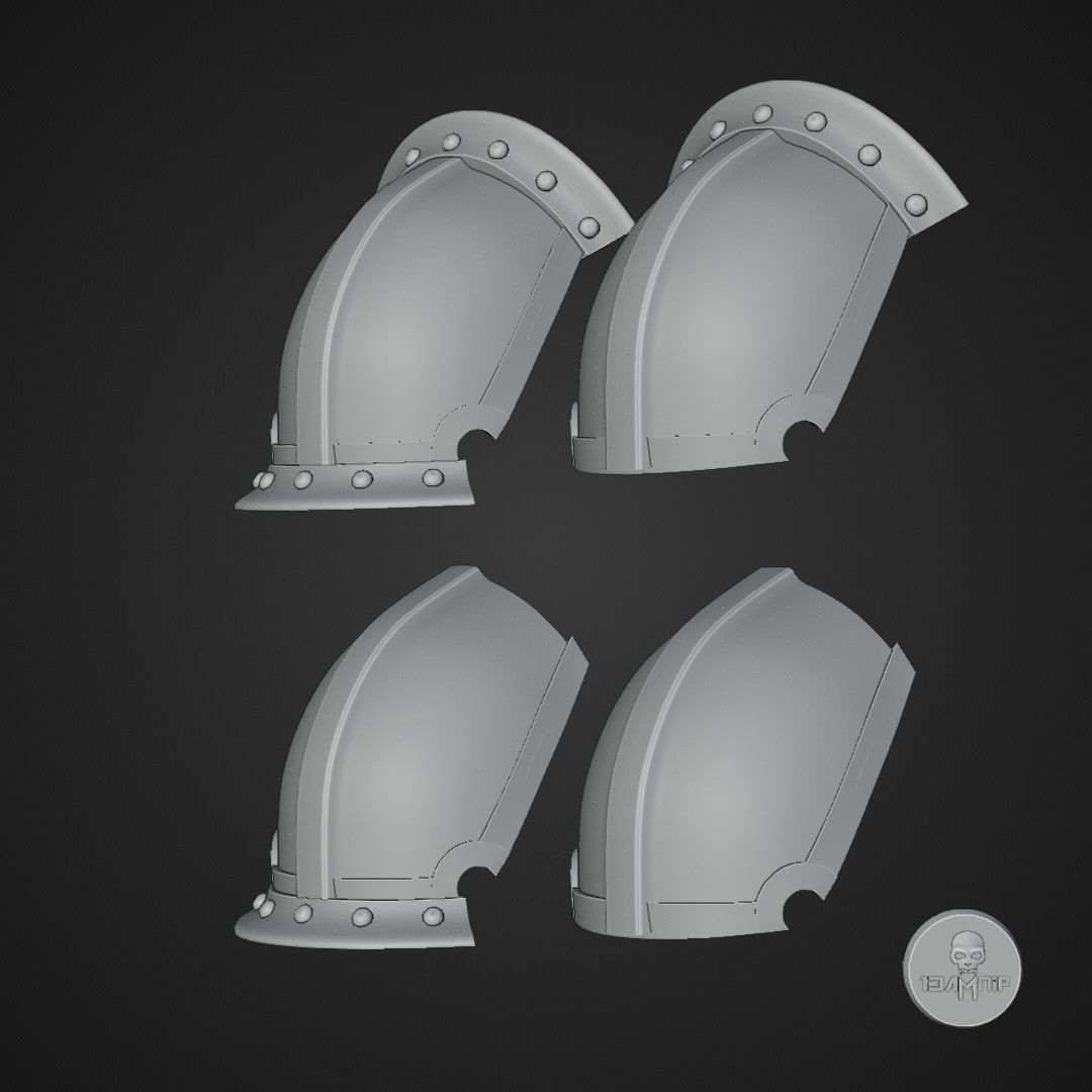 Custom Mandalorian Shoulder armor 3D model 3D printable | CGTrader