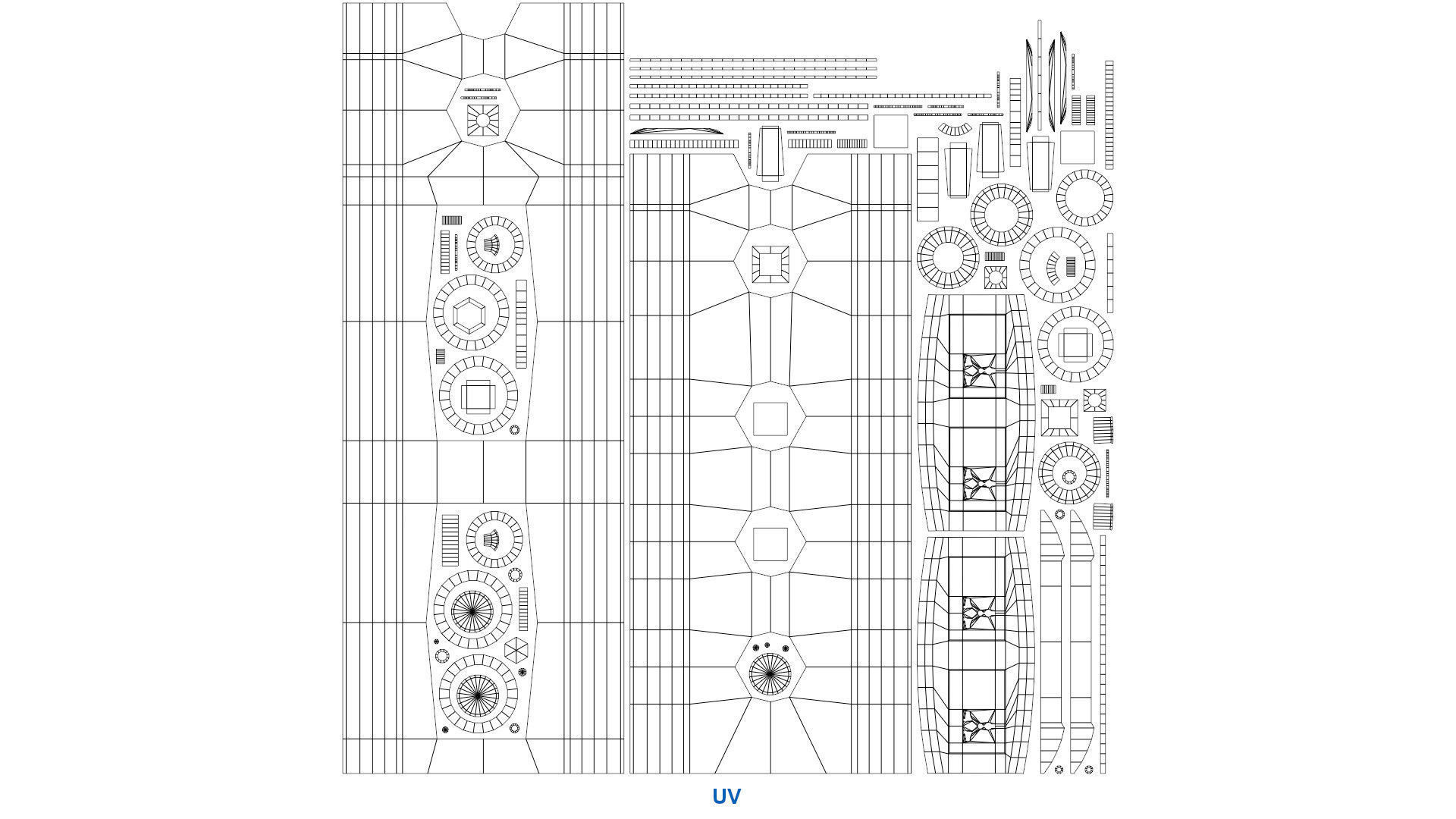 3D model Bed Head Panel 1B VR / AR / low-poly | CGTrader