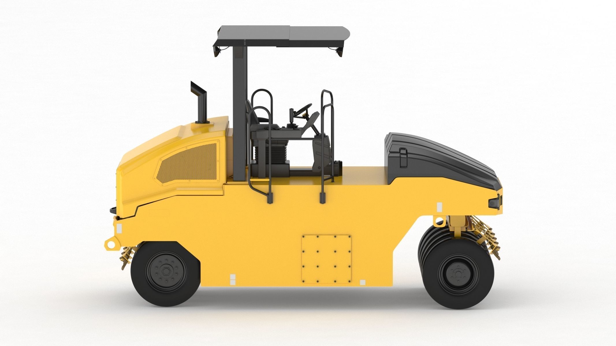 Pneumatic Rollers Generic 3D model | CGTrader