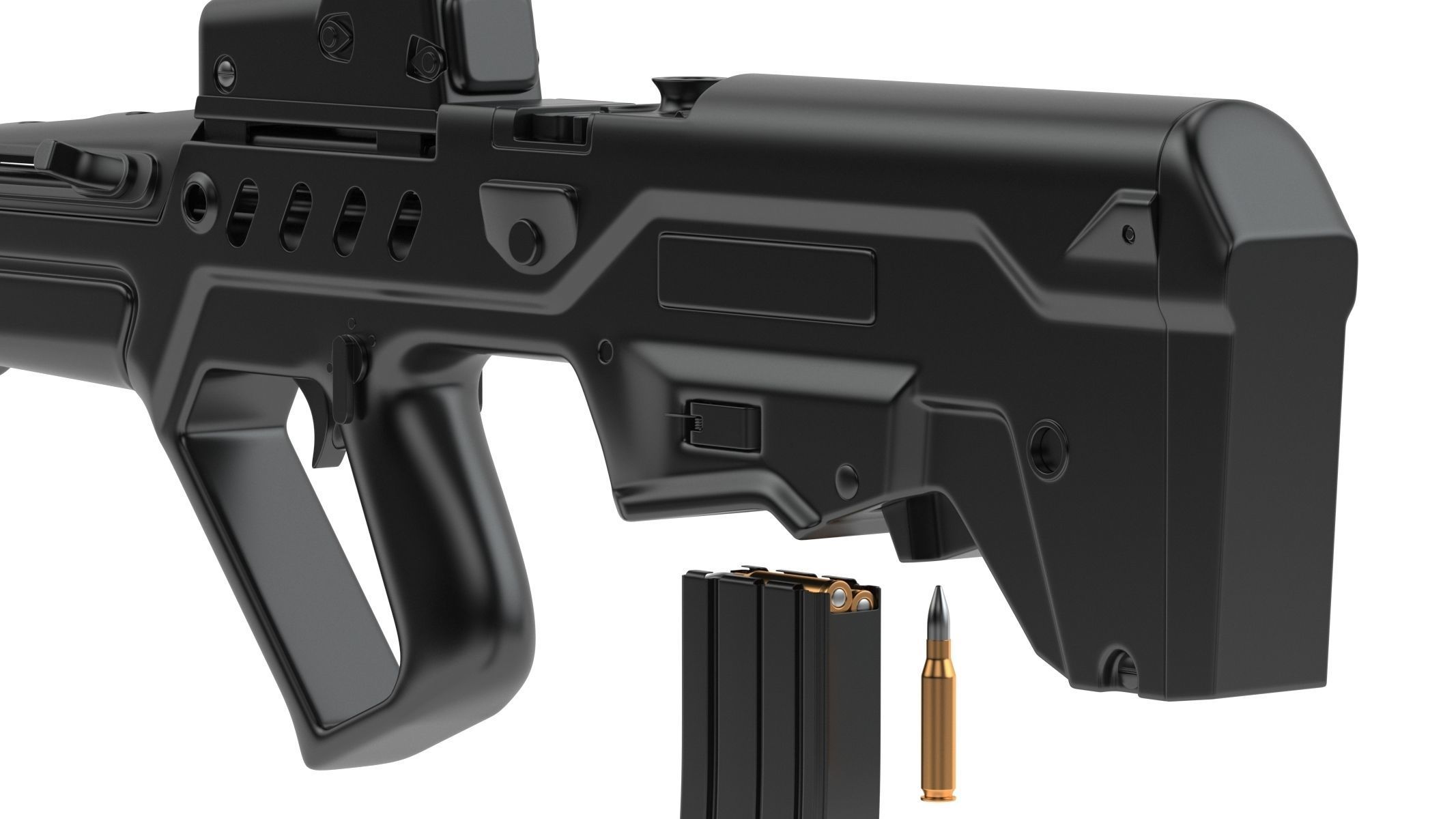 IWI Tavor Bullpup Assault Rifle 3D model | CGTrader