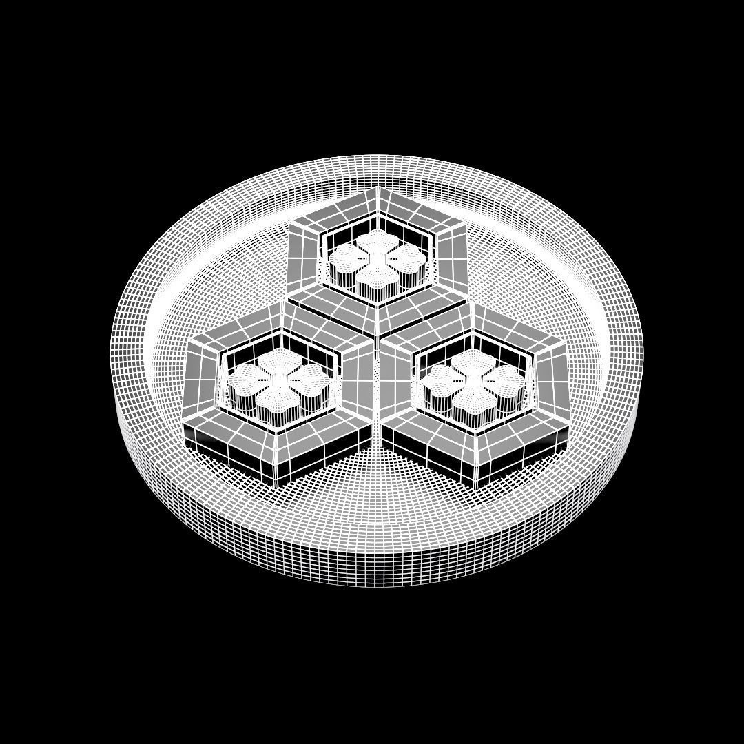 AZAI Kamon - Samurai Clan Crest 3D model | CGTrader