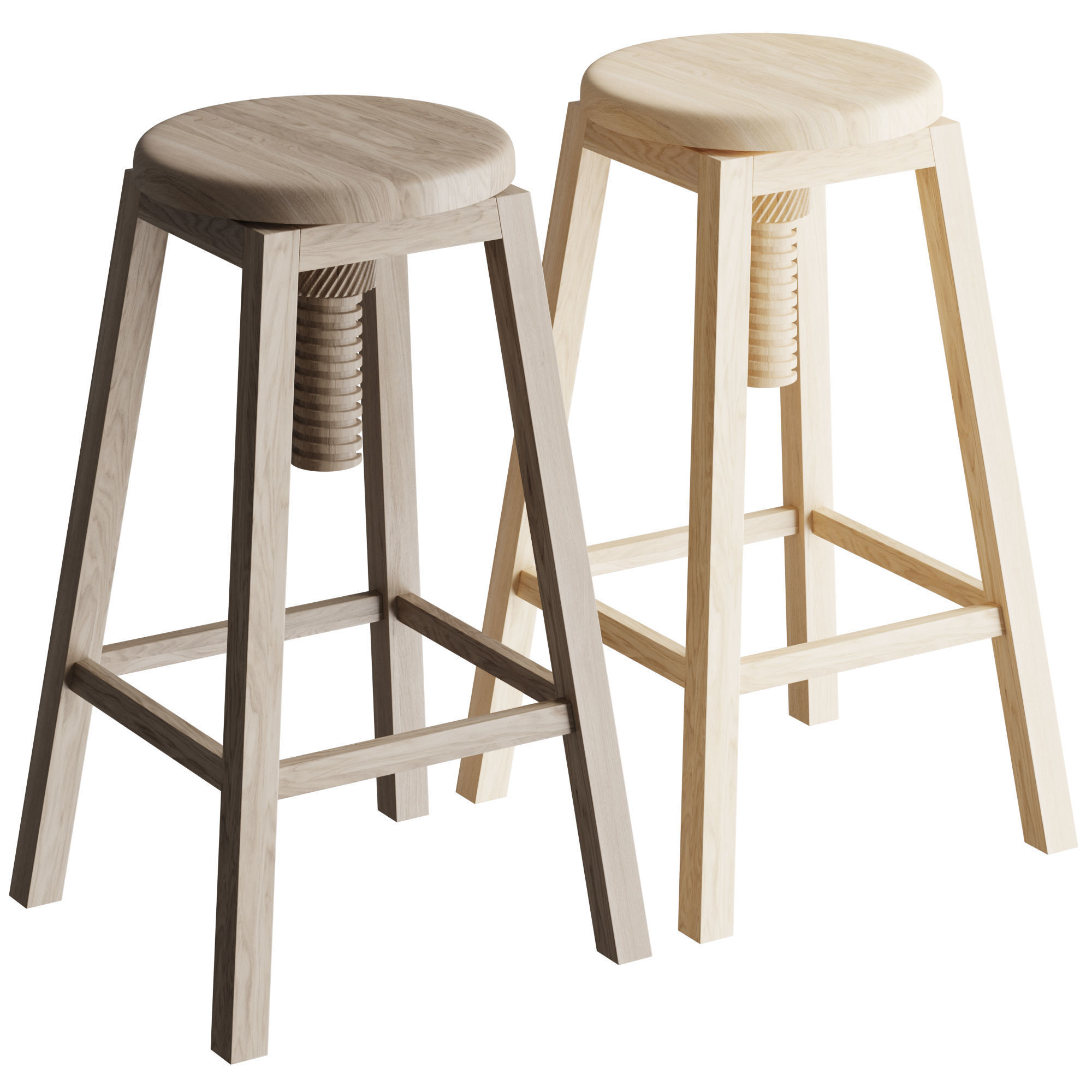 Dale Italia INVITO Stool 3D model | CGTrader