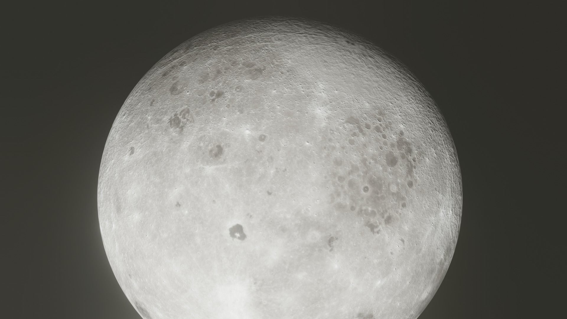 3D model Lunar Sphere A Realistic 3D Model of the Moon VR / AR / low ...