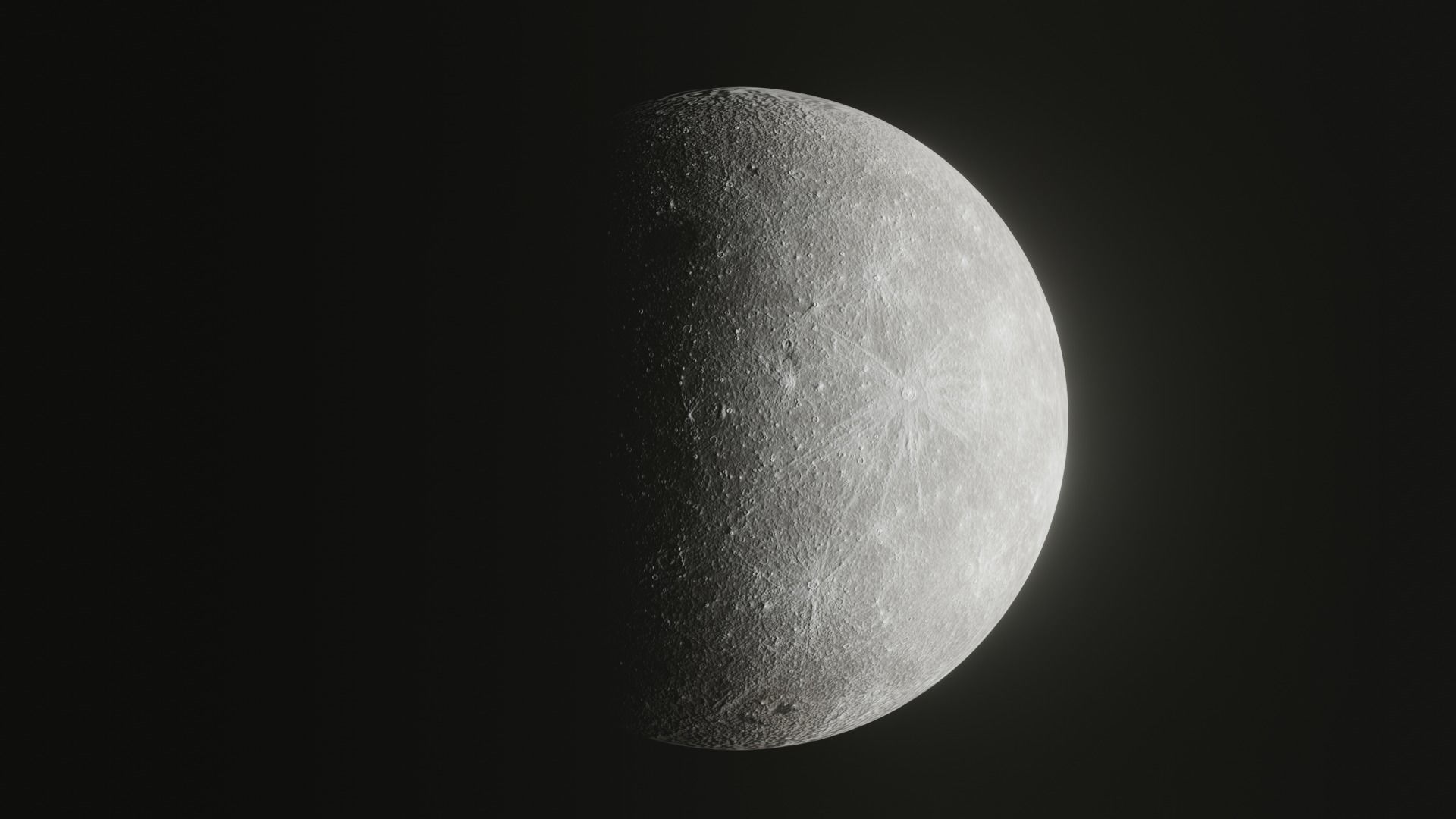 3D model Lunar Sphere A Realistic 3D Model of the Moon VR / AR / low ...