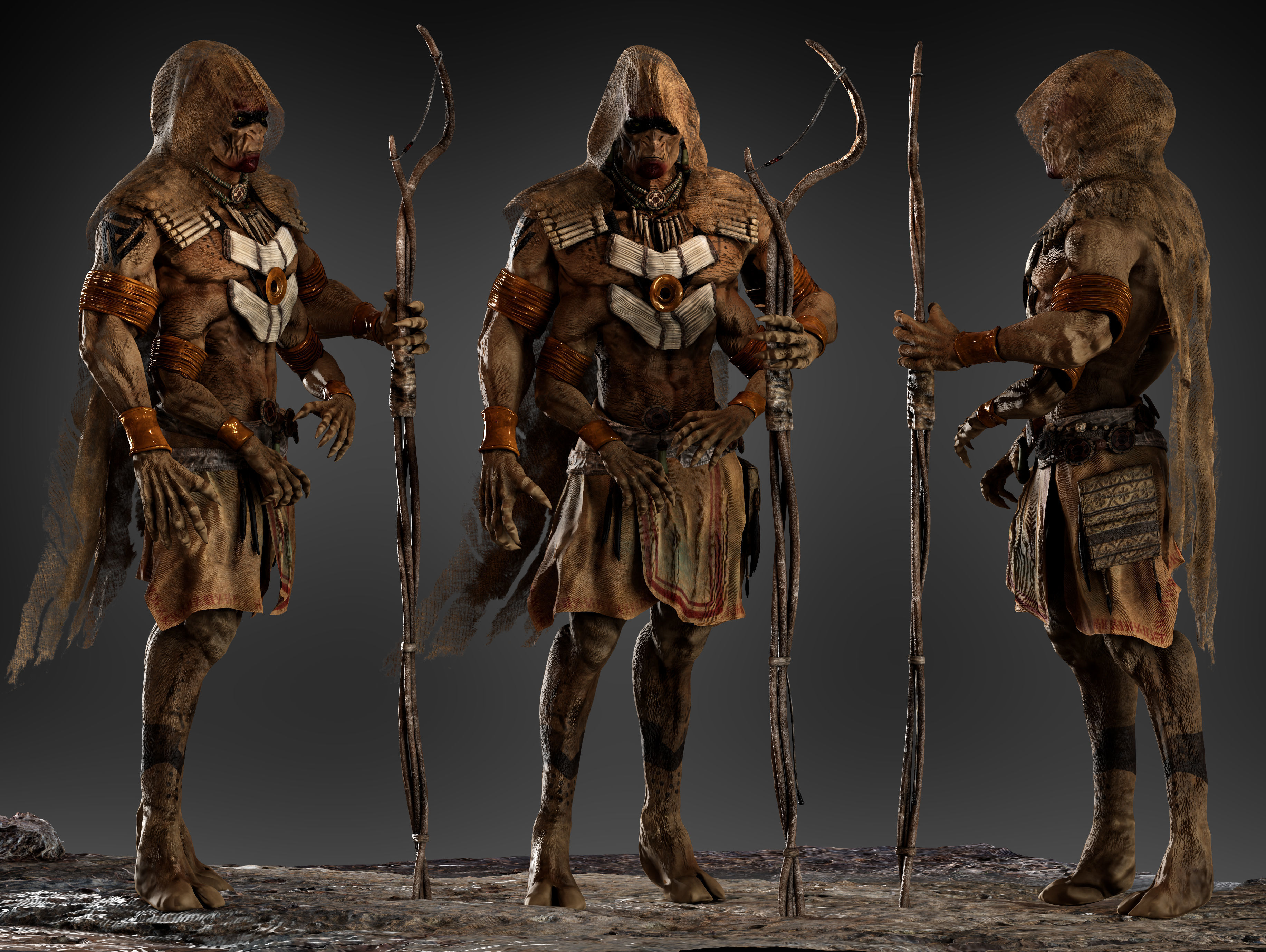 3D model Native Alien VR / AR / low-poly rigged | CGTrader