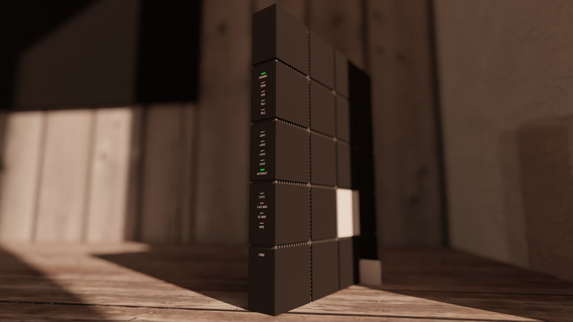 Vodafone Smart Router Huawei HG8247Q free VR / AR / low-poly 3D model ...