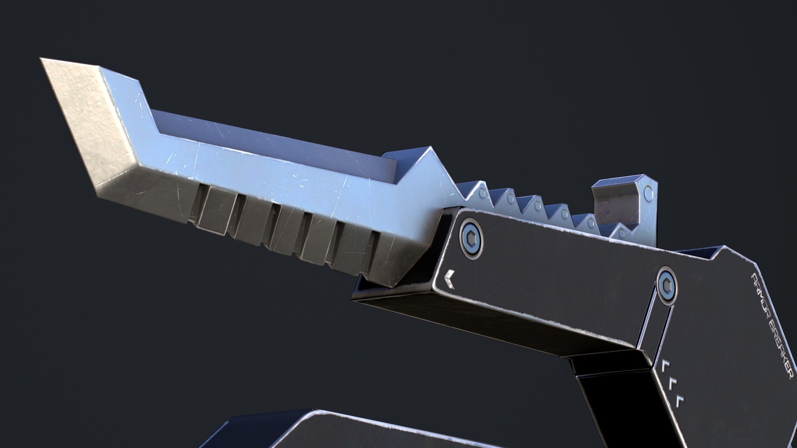 3D model Armor Breaker sword VR / AR / low-poly | CGTrader