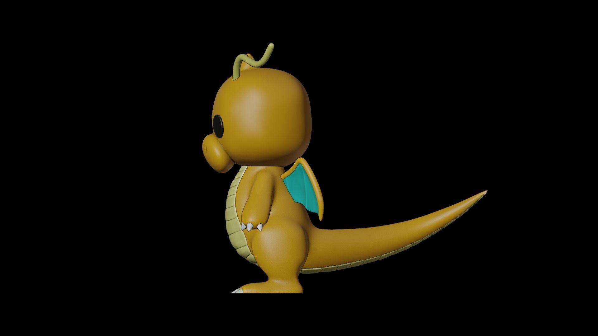 Dragonite Funko Pop Pokemon 3D model 3D printable | CGTrader