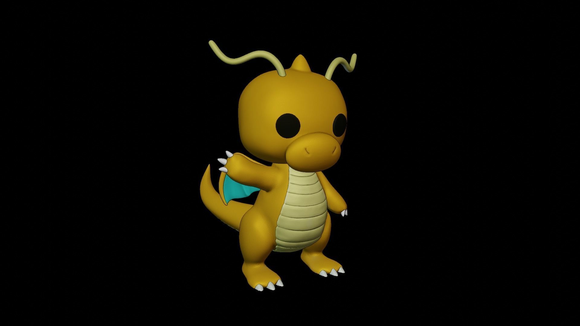 Dragonite Funko Pop Pokemon 3D model 3D printable | CGTrader