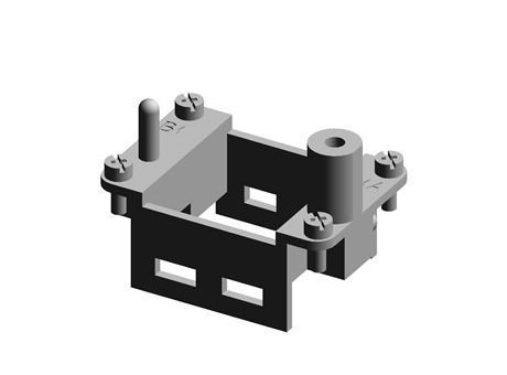 HINGED RETAINING FRAME FOR 2 MODULES free 3D model | CGTrader