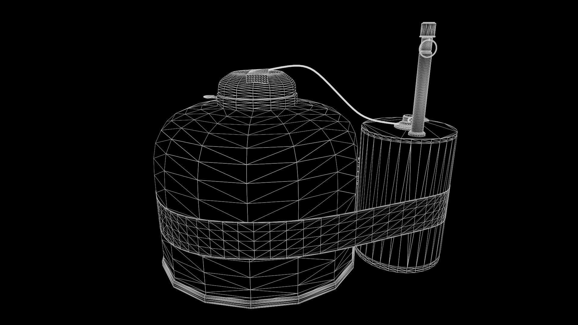 3D model Crafted Gas Bomb VR / AR / low-poly | CGTrader