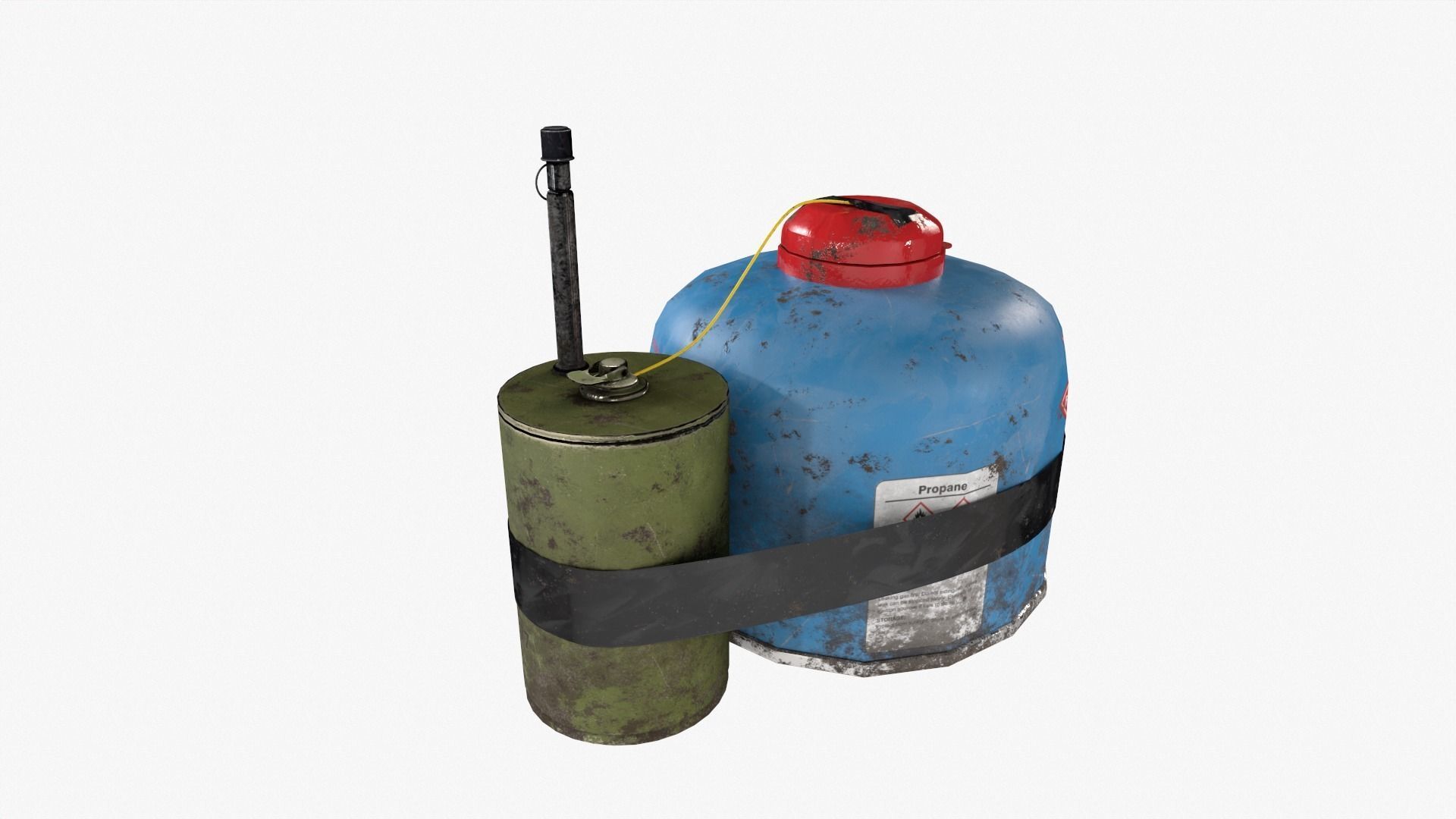 3D model Crafted Gas Bomb VR / AR / low-poly | CGTrader