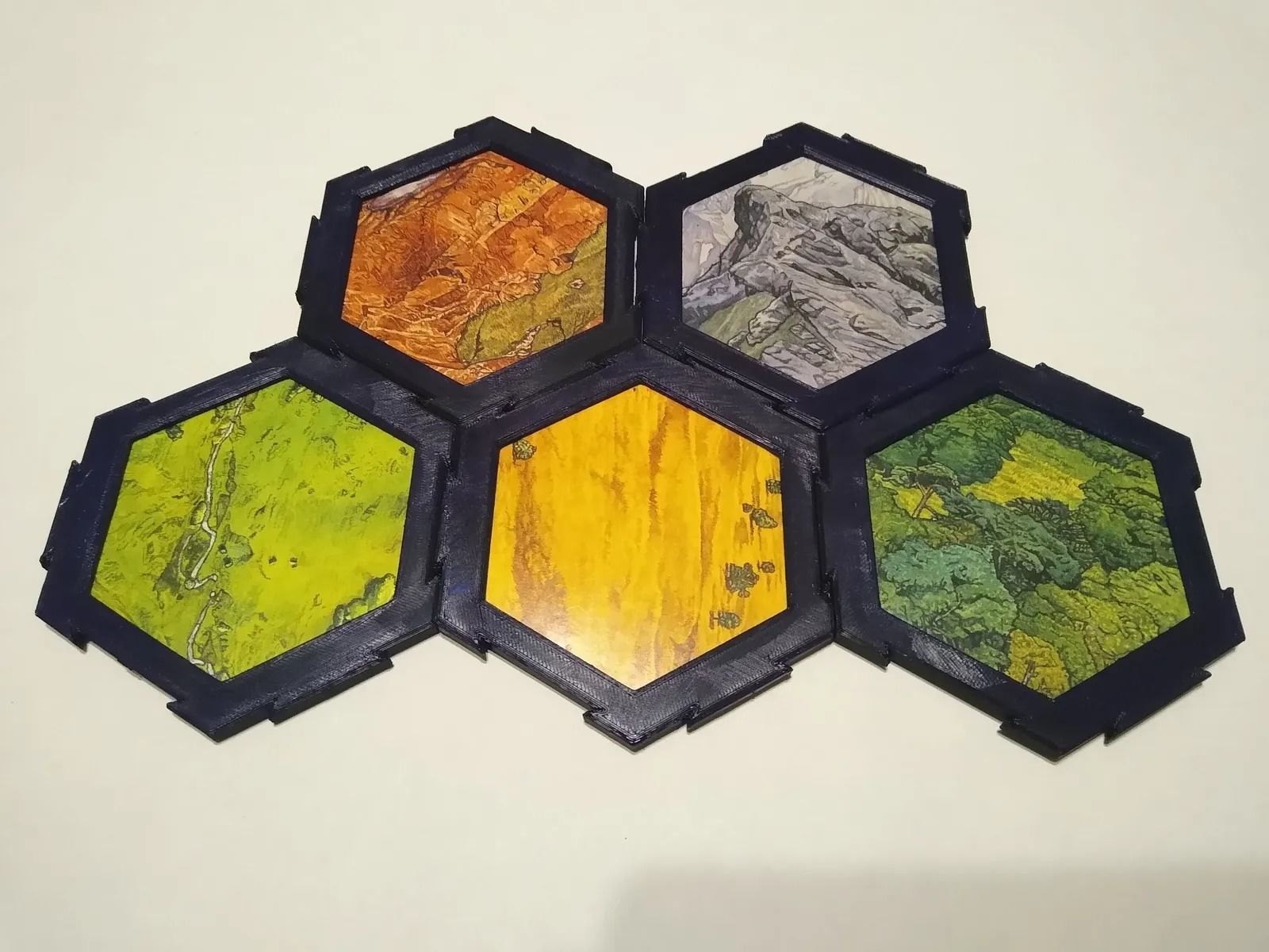 Catan Tile Mount 3D model 3D printable | CGTrader