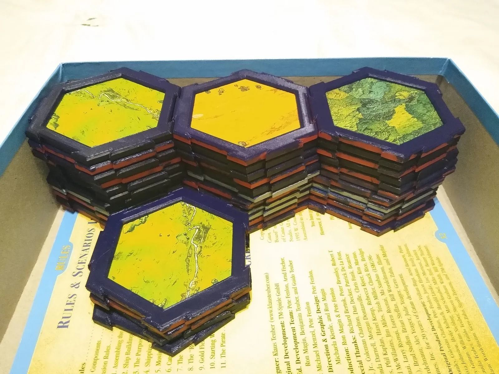 Catan Tile Mount 3D model 3D printable | CGTrader