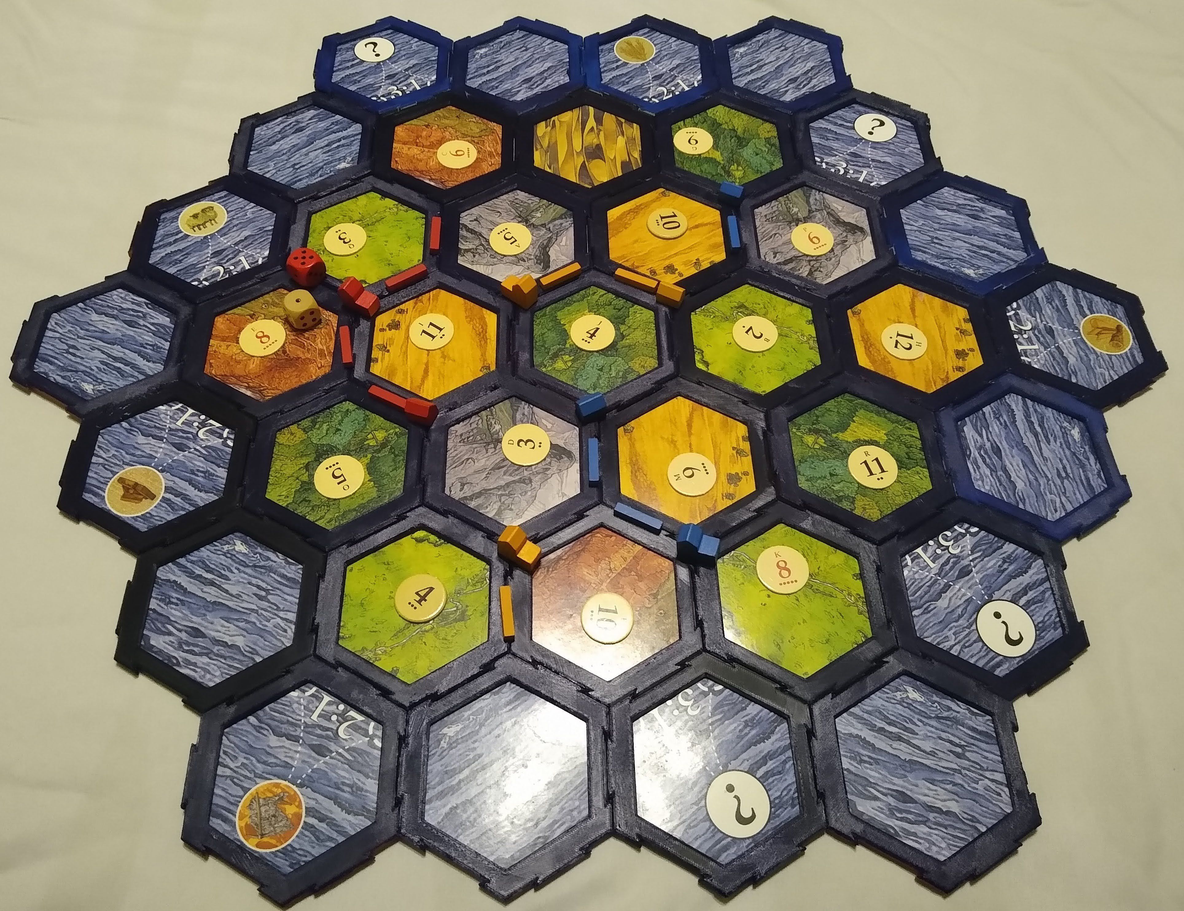 Catan Tile Mount 3D model 3D printable | CGTrader