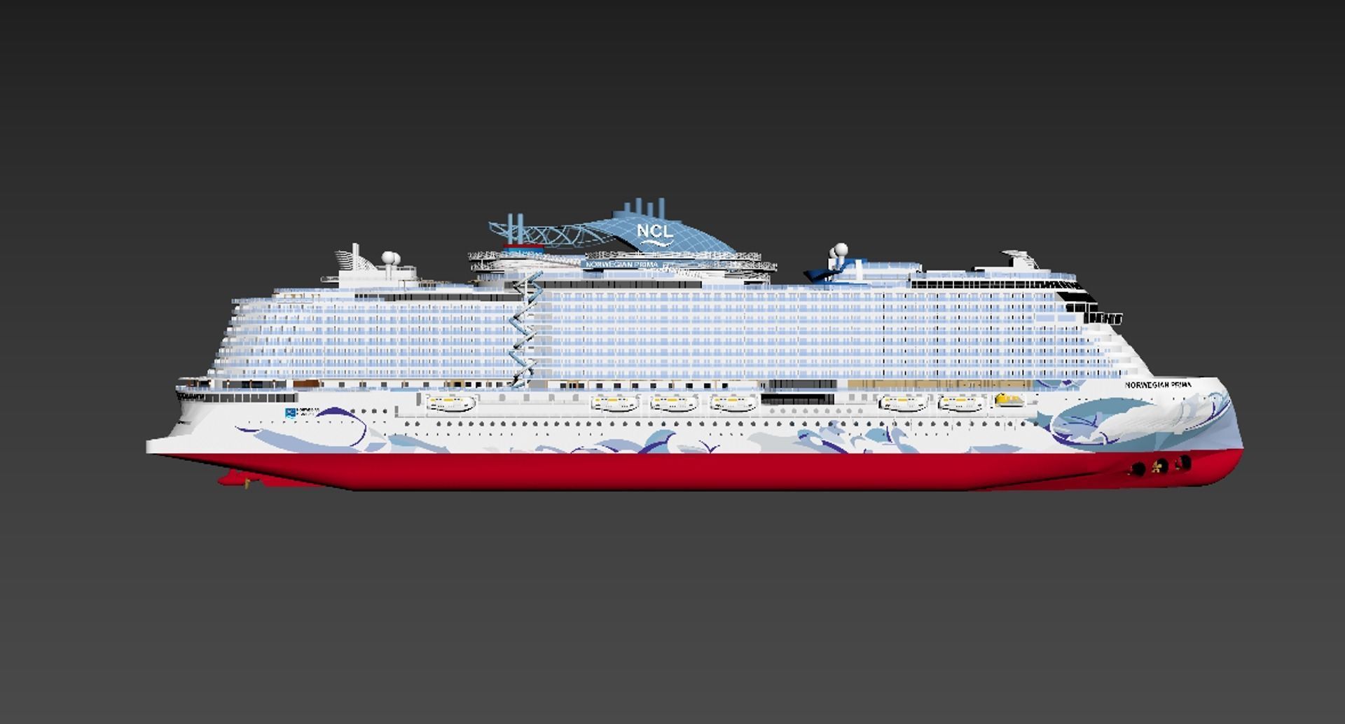 NORWEGIAN PRIMA 3D model rigged | CGTrader