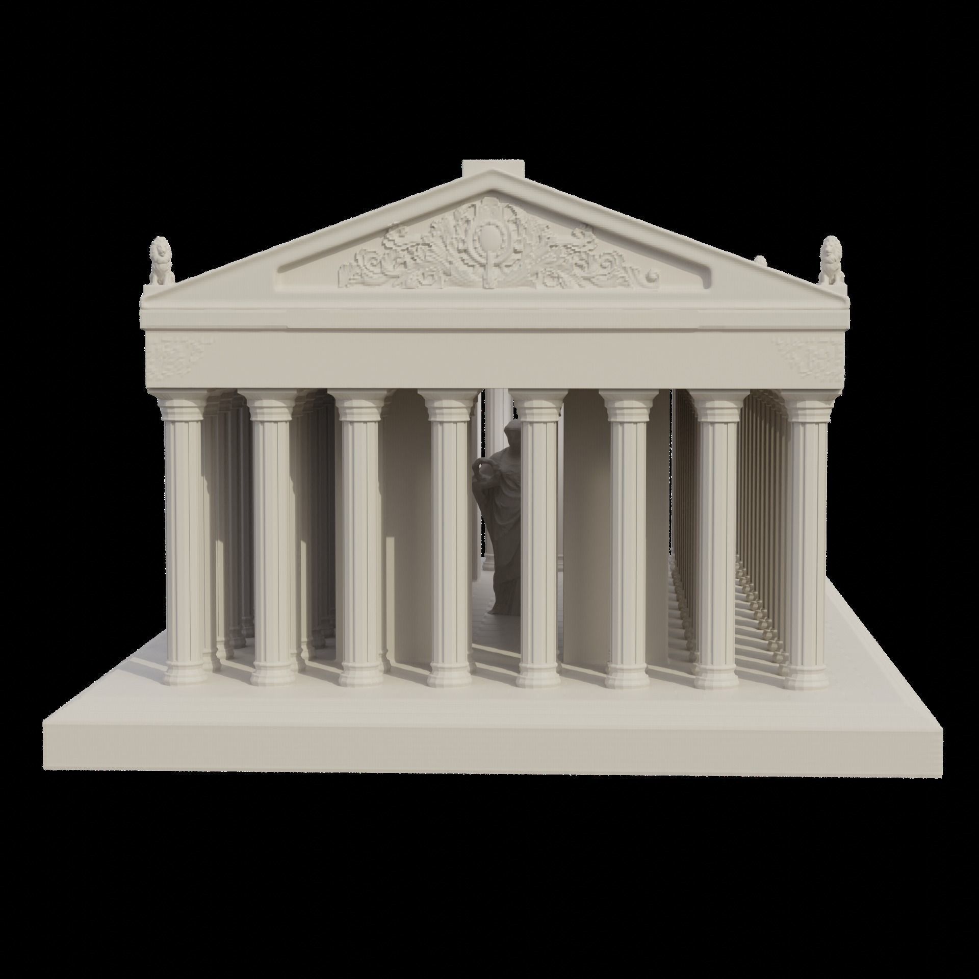 Temple of Artemis 3D model 3D printable | CGTrader