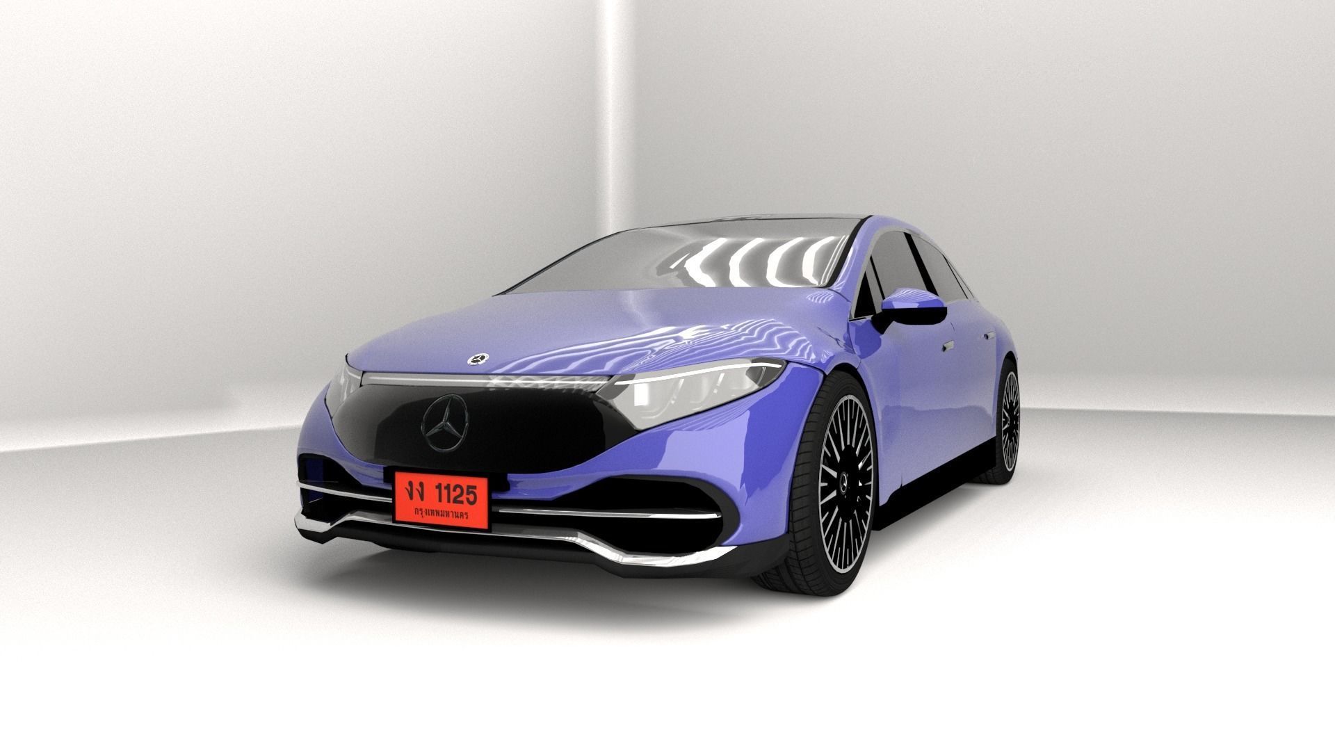 Mercedes Benz EQS 2021 Exterior modeling free 3D model | CGTrader